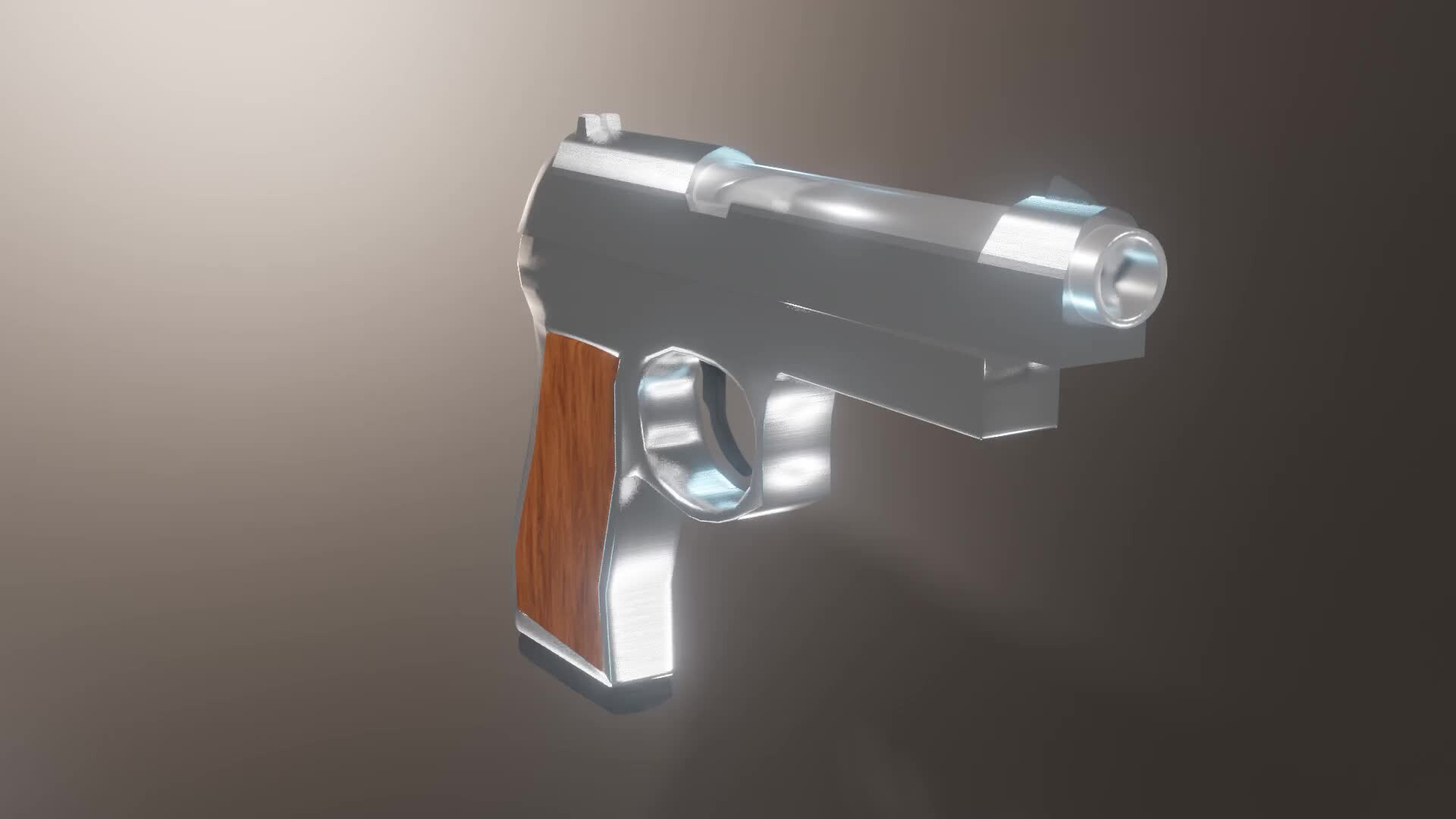 ArtStation - Low Poly m9 baretta
