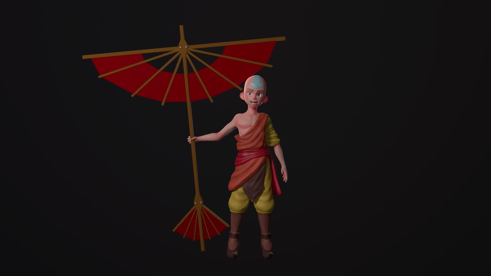 ArtStation - Avatar Aang 3D