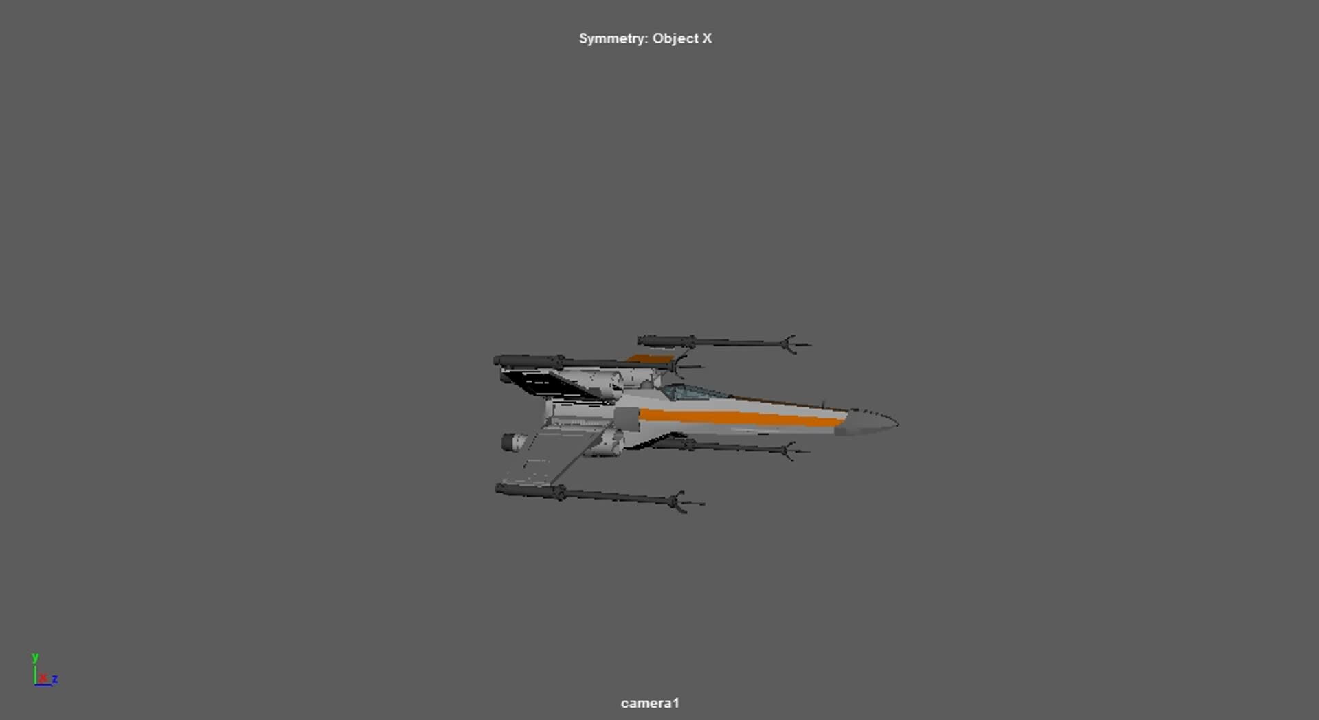 ArtStation - X-Wing Landing Sequence Animation