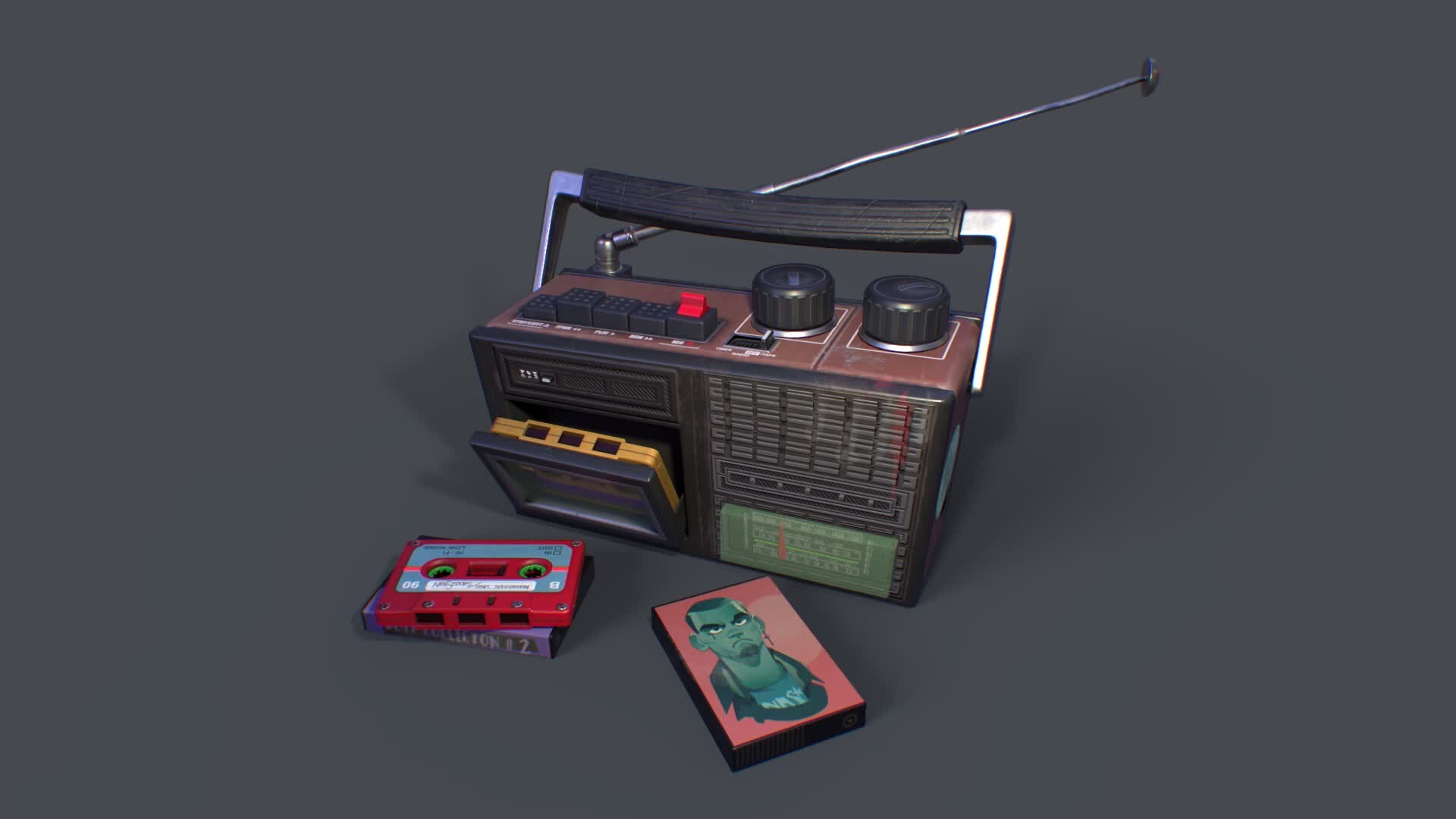 ArtStation - Retro Radio