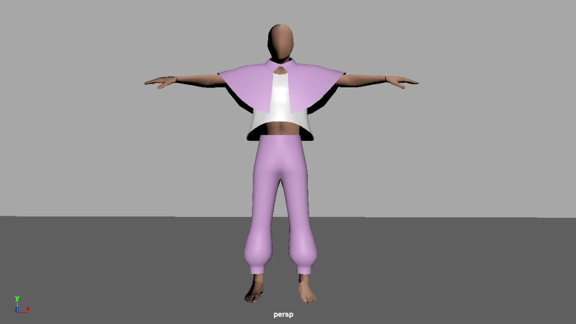 ArtStation - Short Clothes Simulation