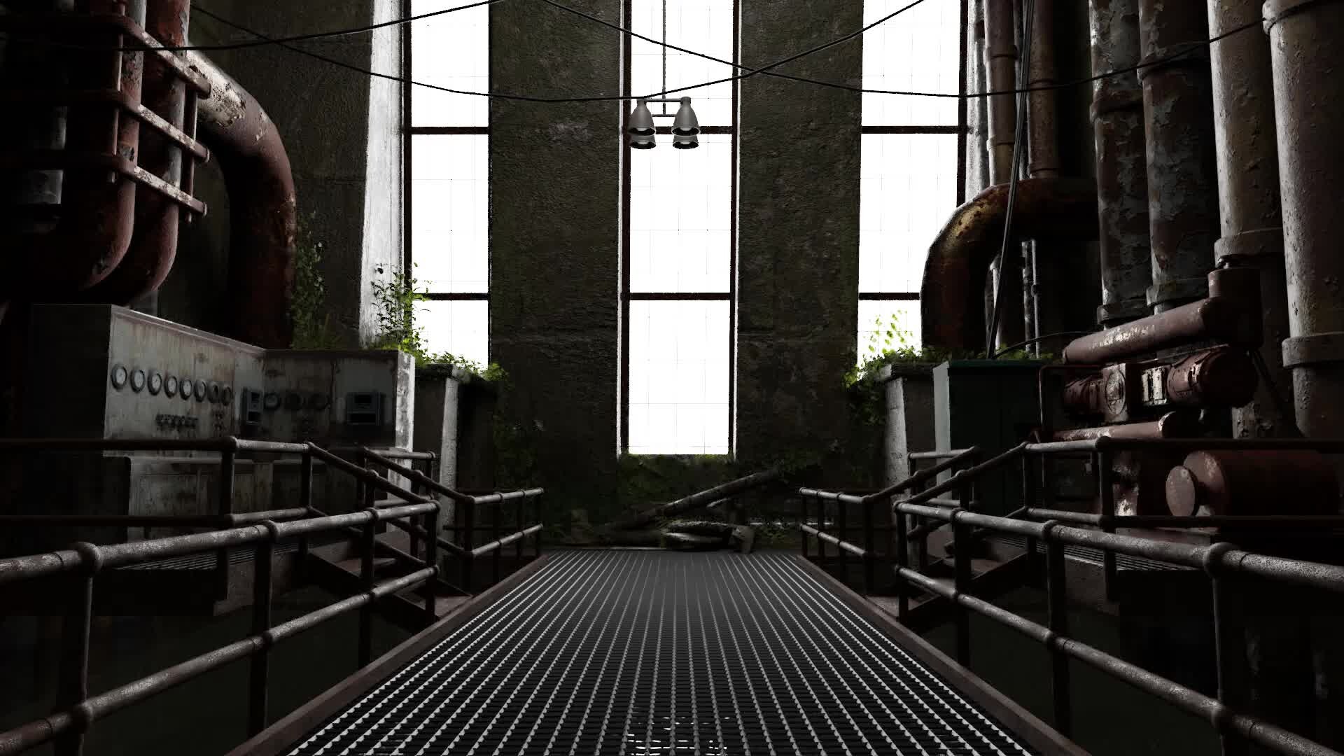 ArtStation - Power House Interior Environment Modelling