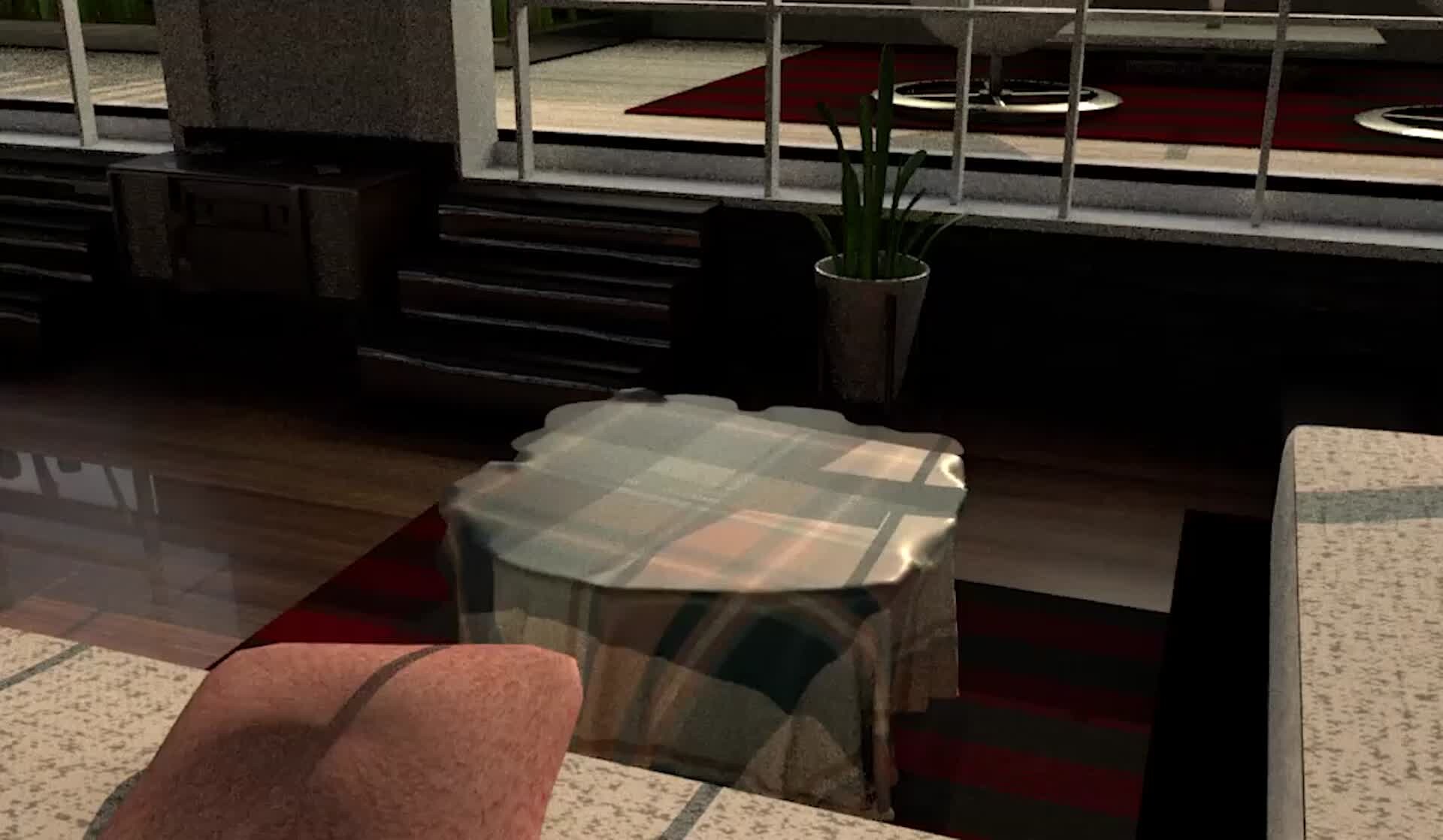 ArtStation - Table cloth #modelling #texturing #animation