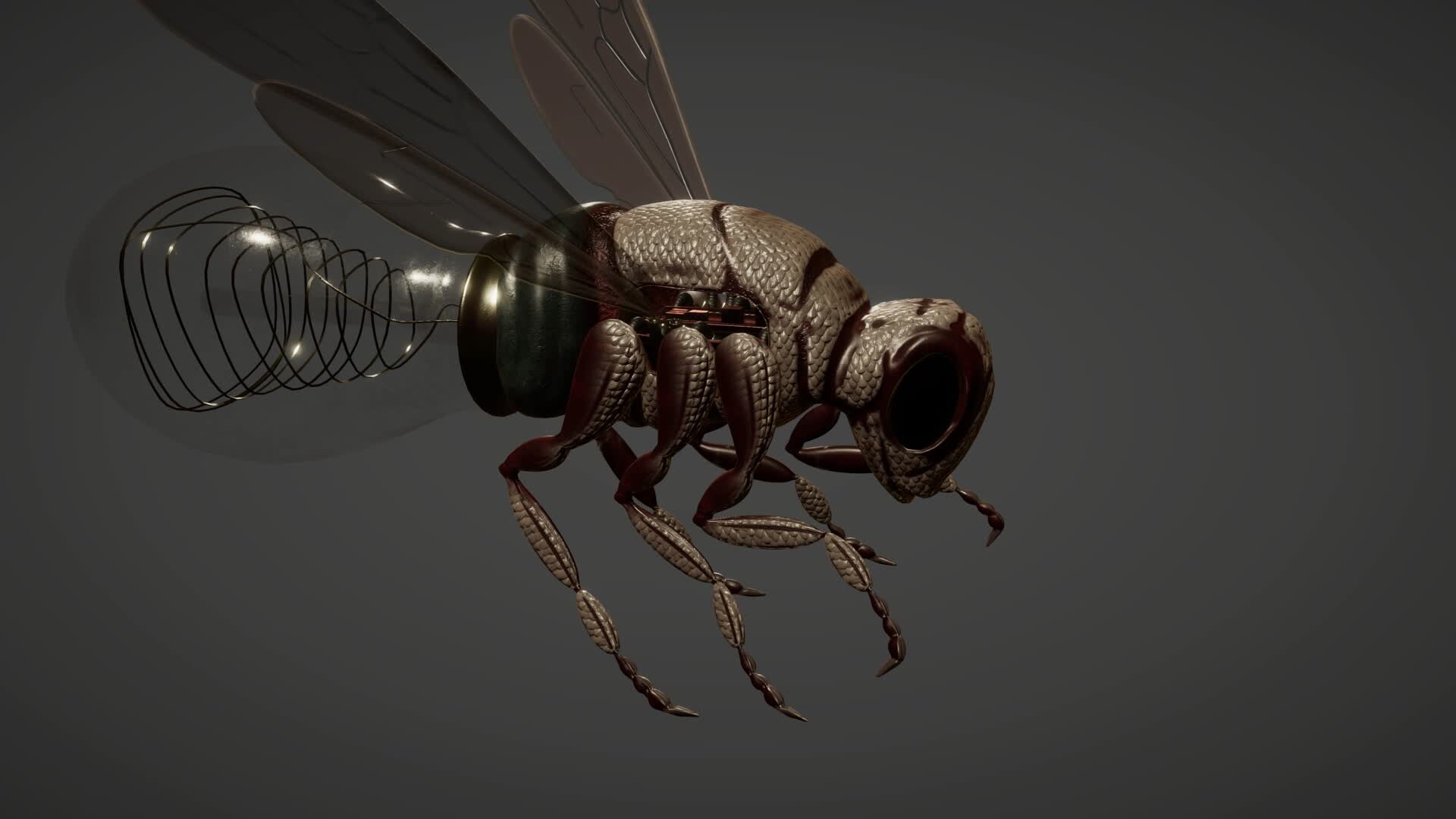 ArtStation - Mechanical insect animation