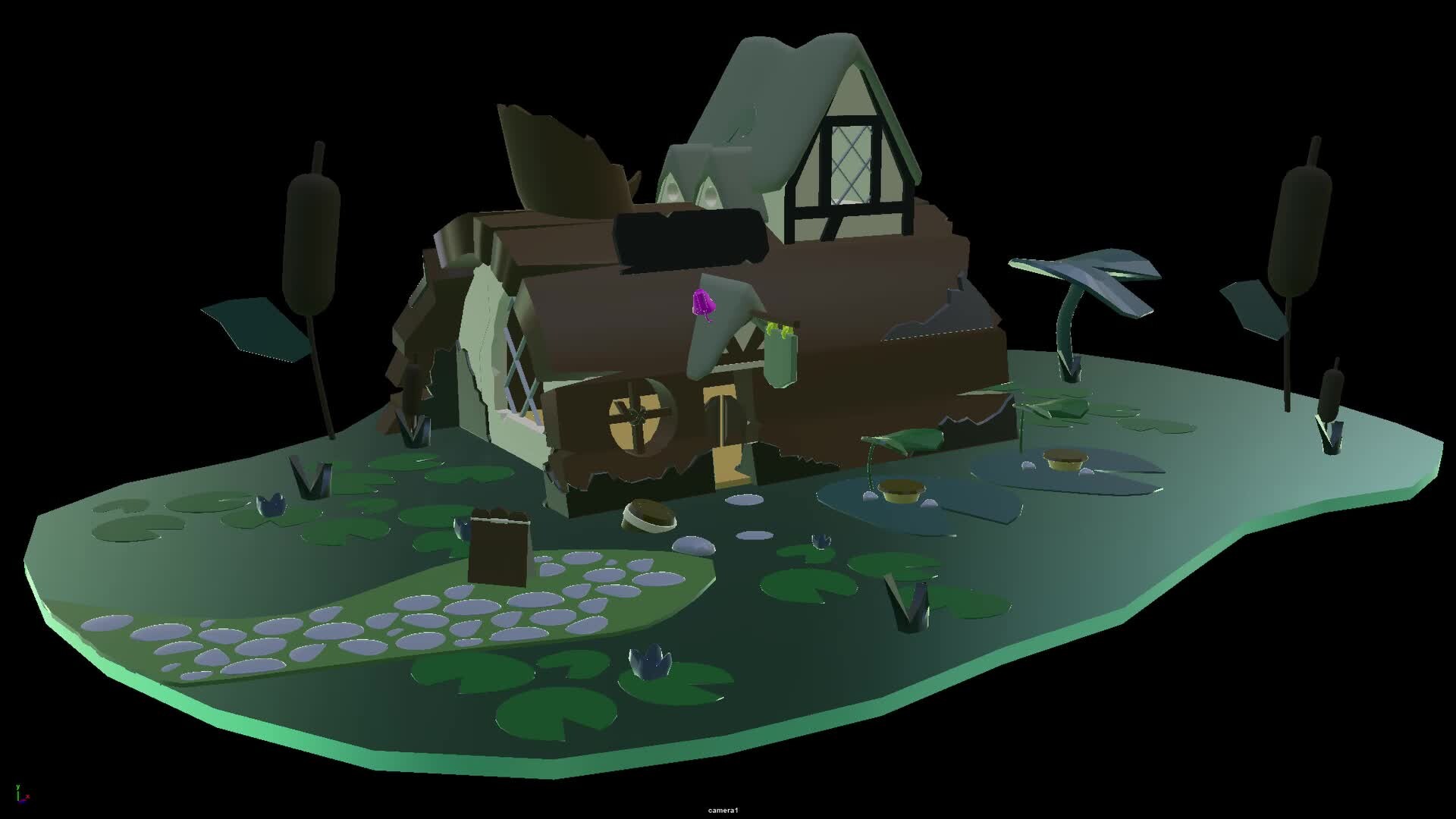 ArtStation - Environment Study: Stumpy's Diner