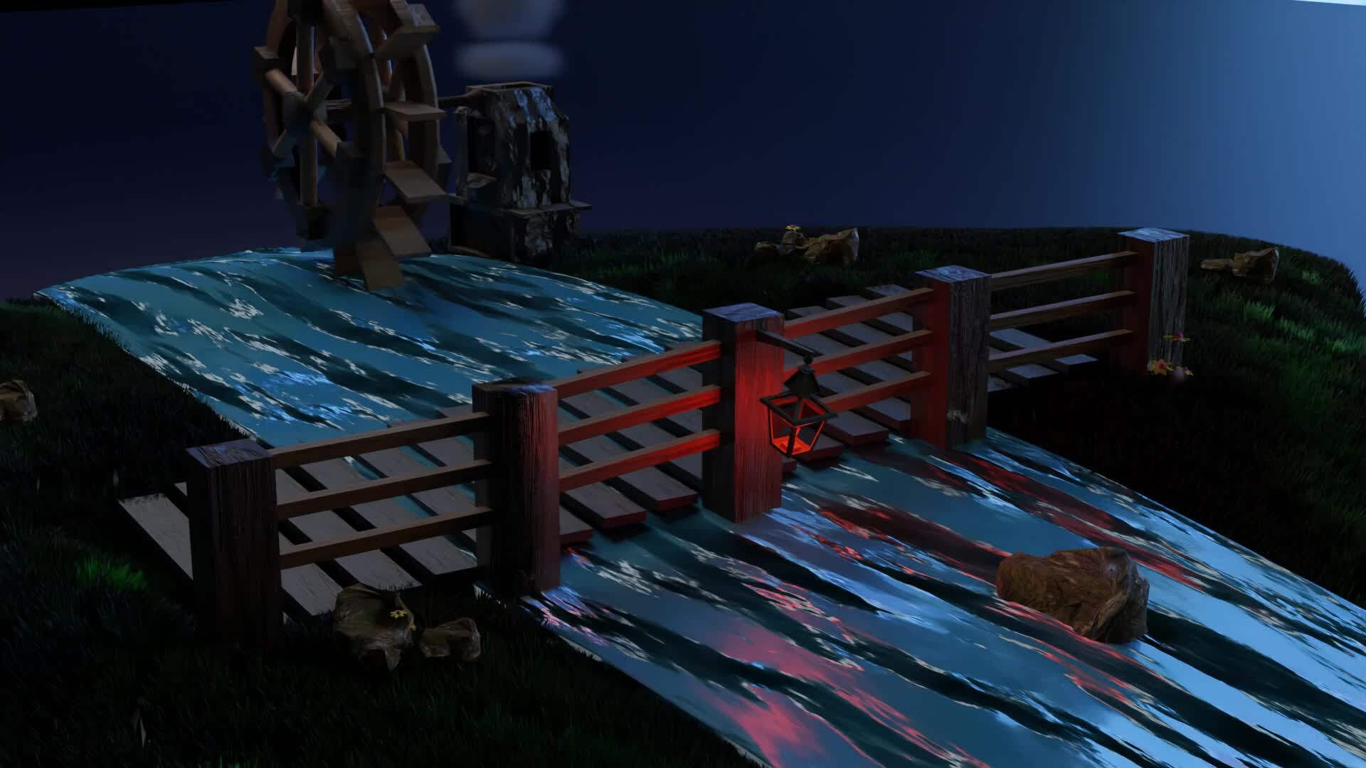 ArtStation - Water wheel