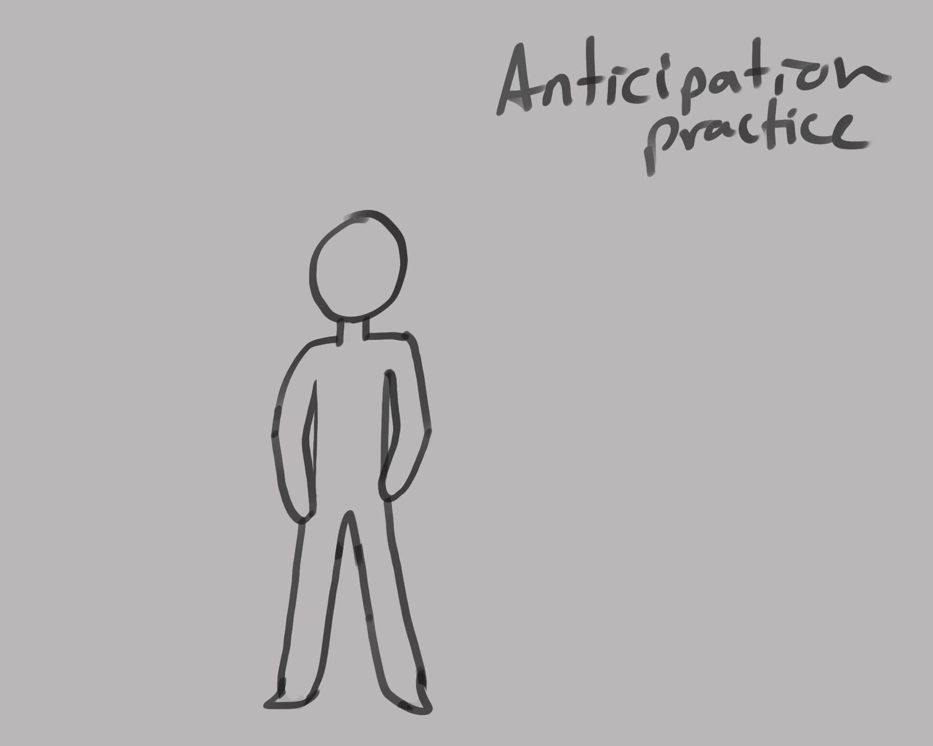 ArtStation - Anticipation Animation Practice