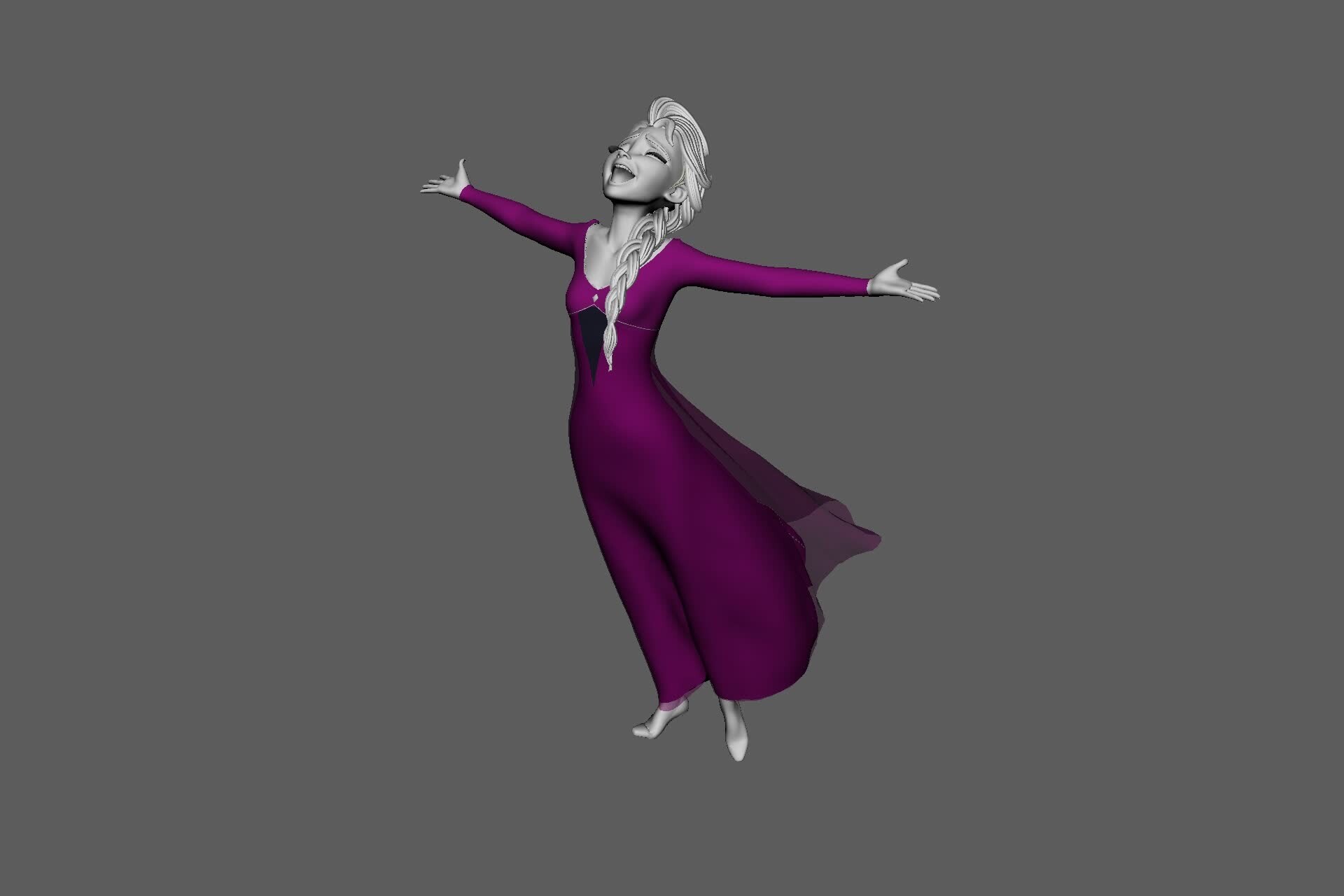Erik Eulen - Elsa - costume tailoring, cloth simulation rig - Disney's ...