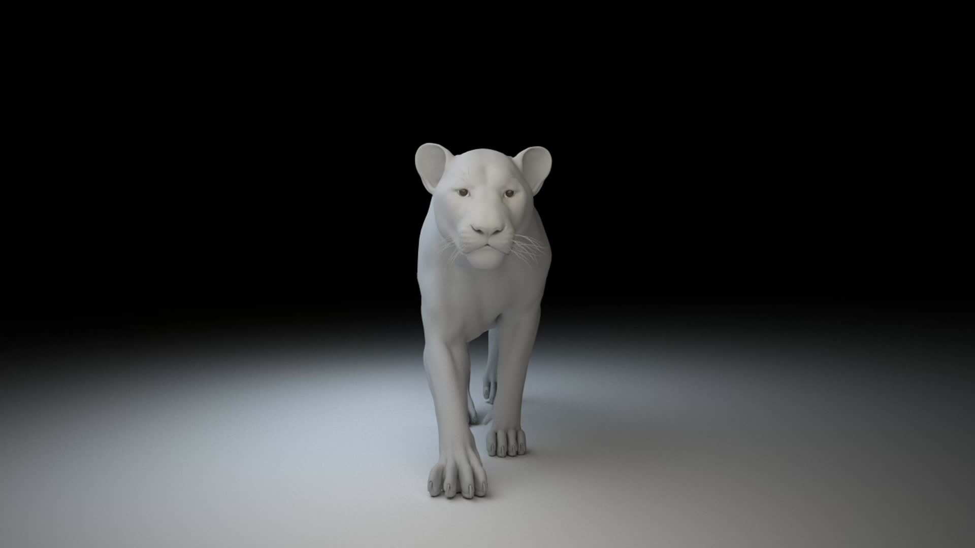 ArtStation - Tiger Walk Cycle