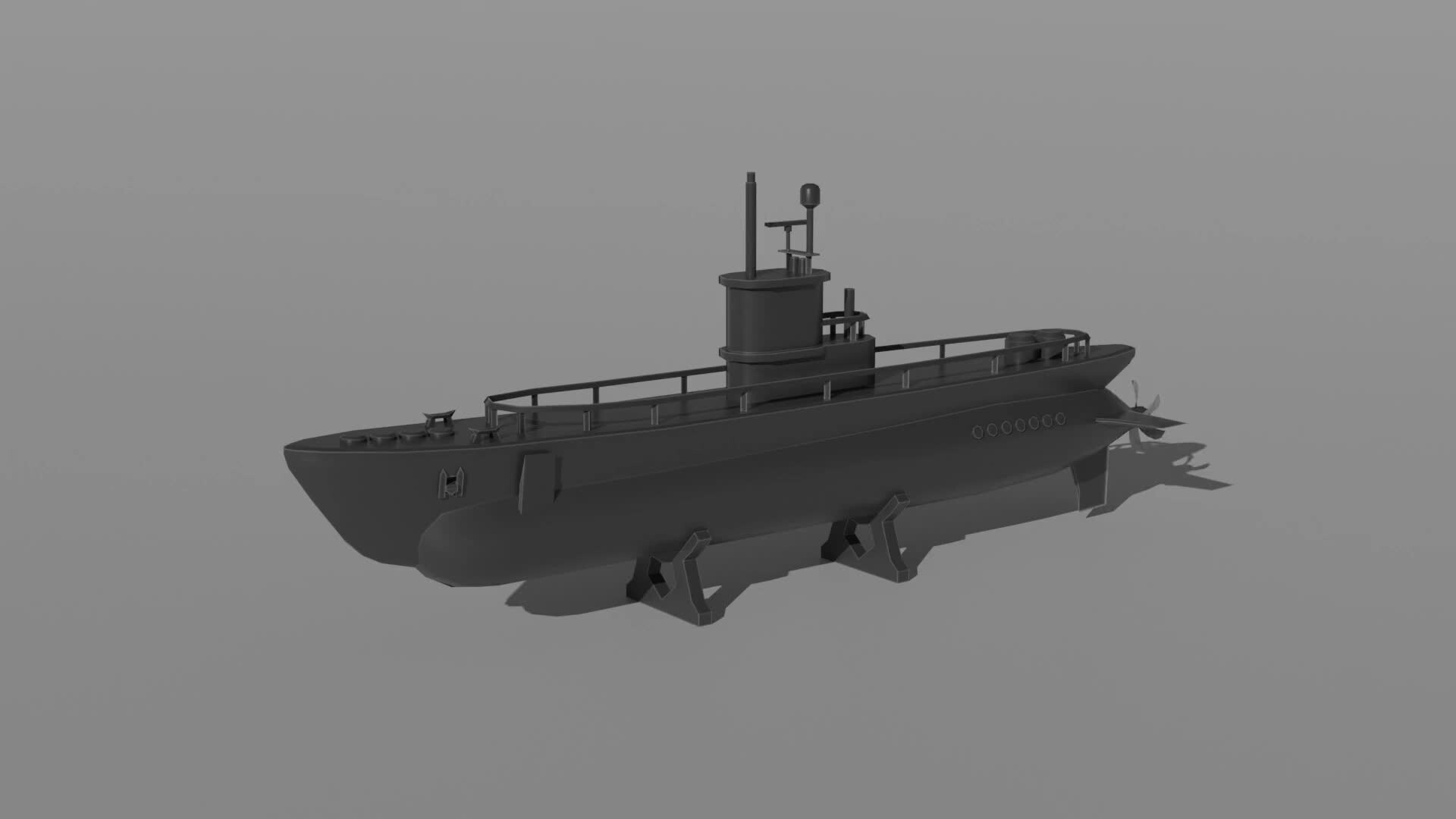 ArtStation - Submarine-ship hybrid