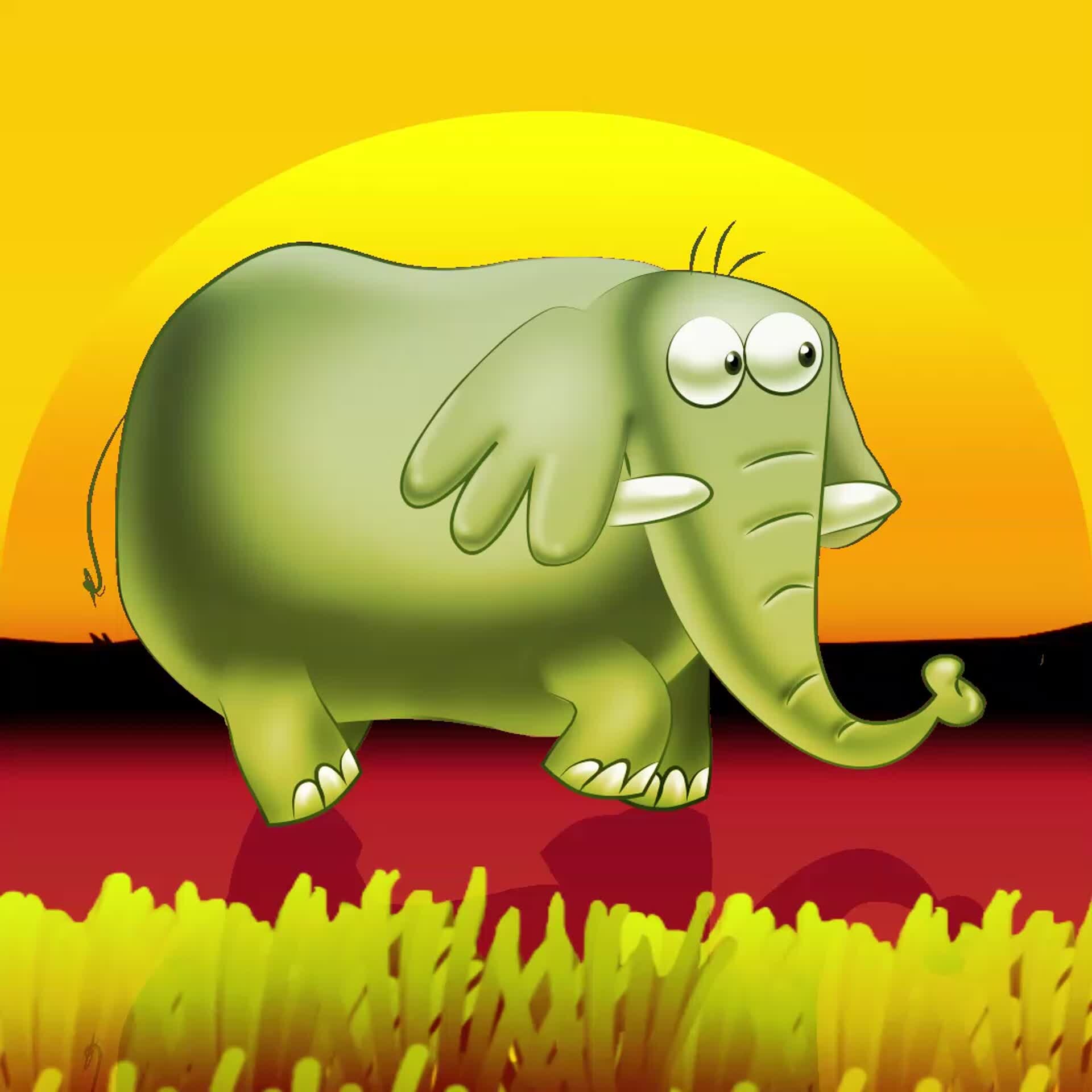ArtStation - Animated elephant cartoon