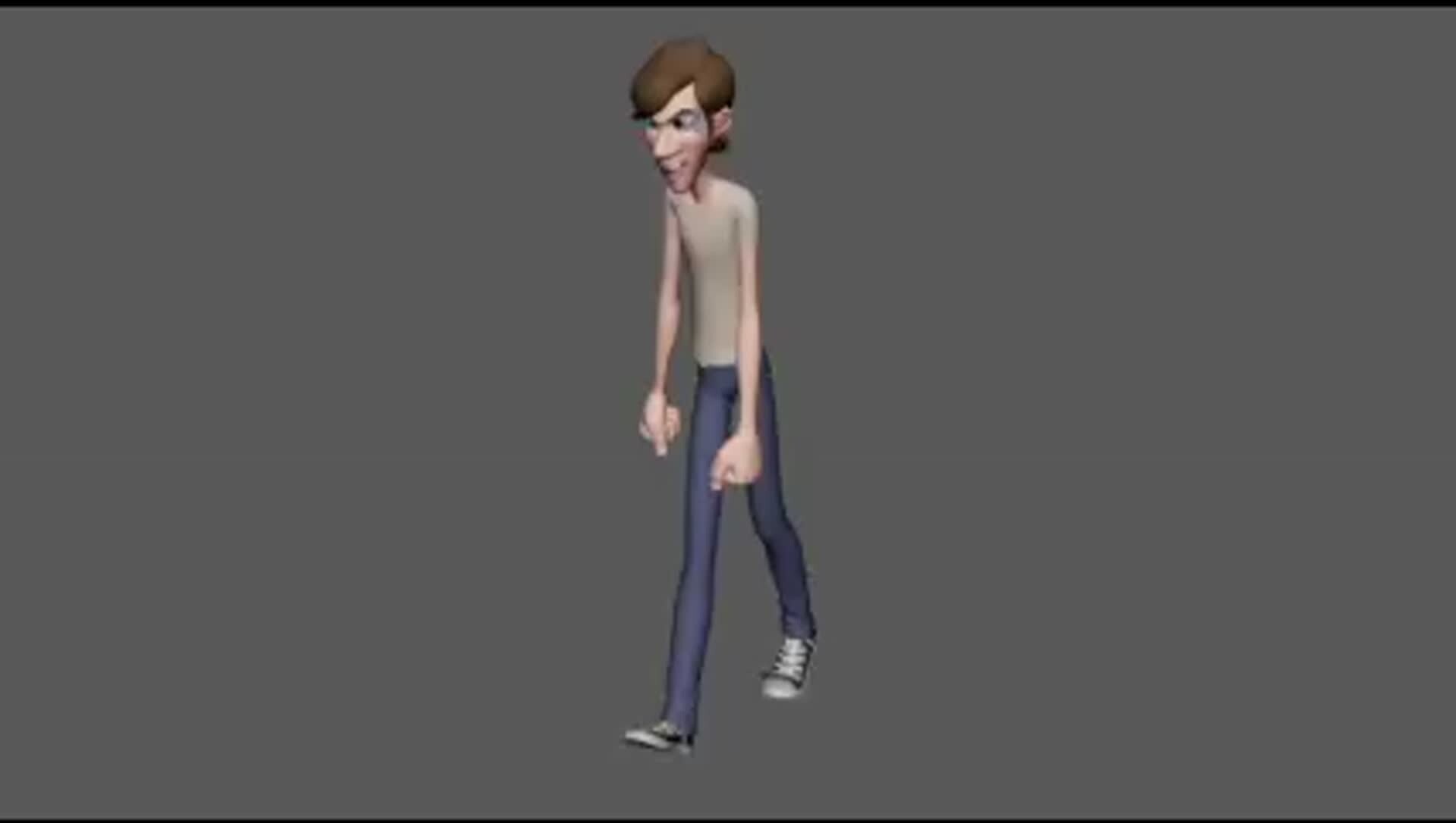 ArtStation - angry walk cycle