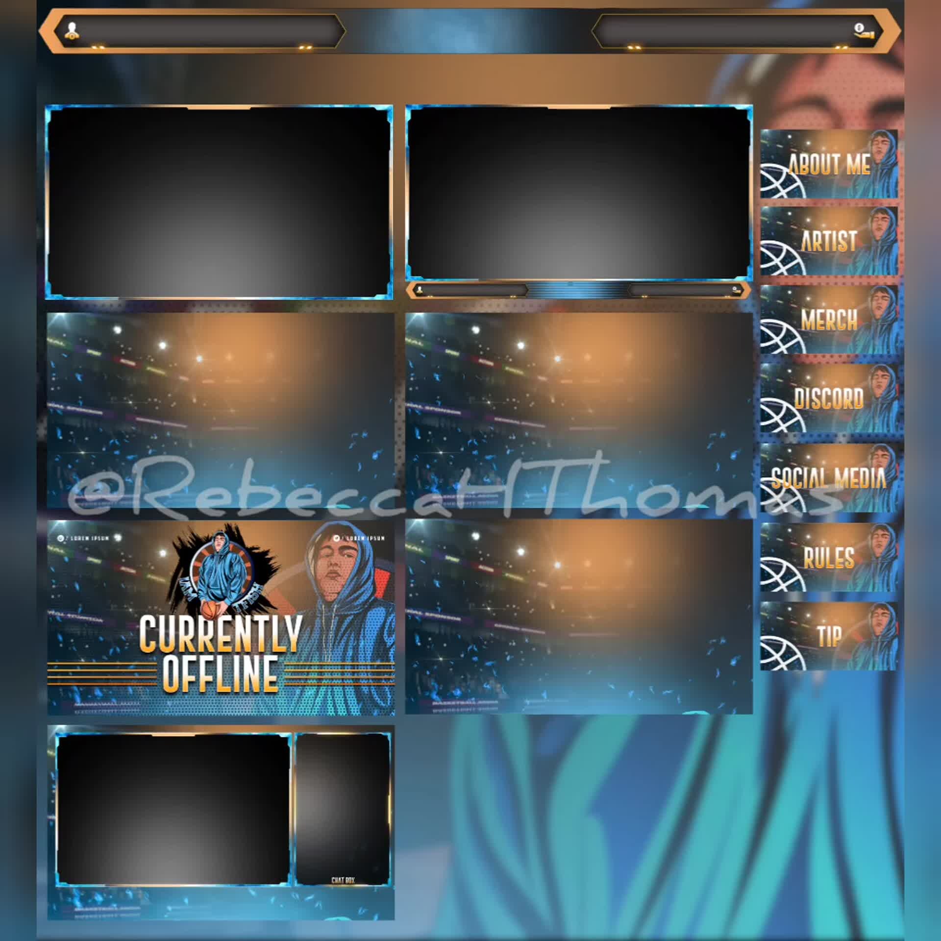 ArtStation - Twitch Overlay Package