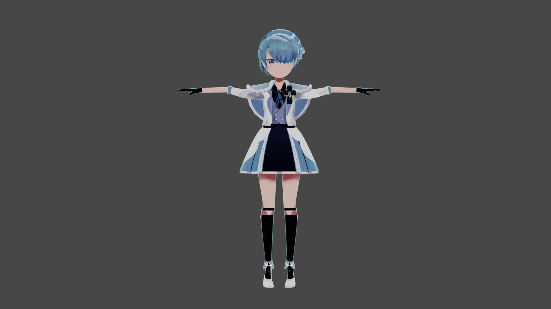 ArtStation - 3D Anime charcter modeling +rigging