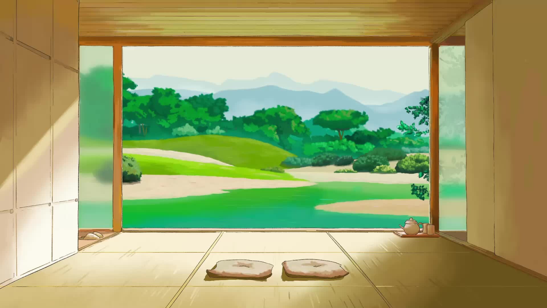 ArtStation - Ghibli tea house concept