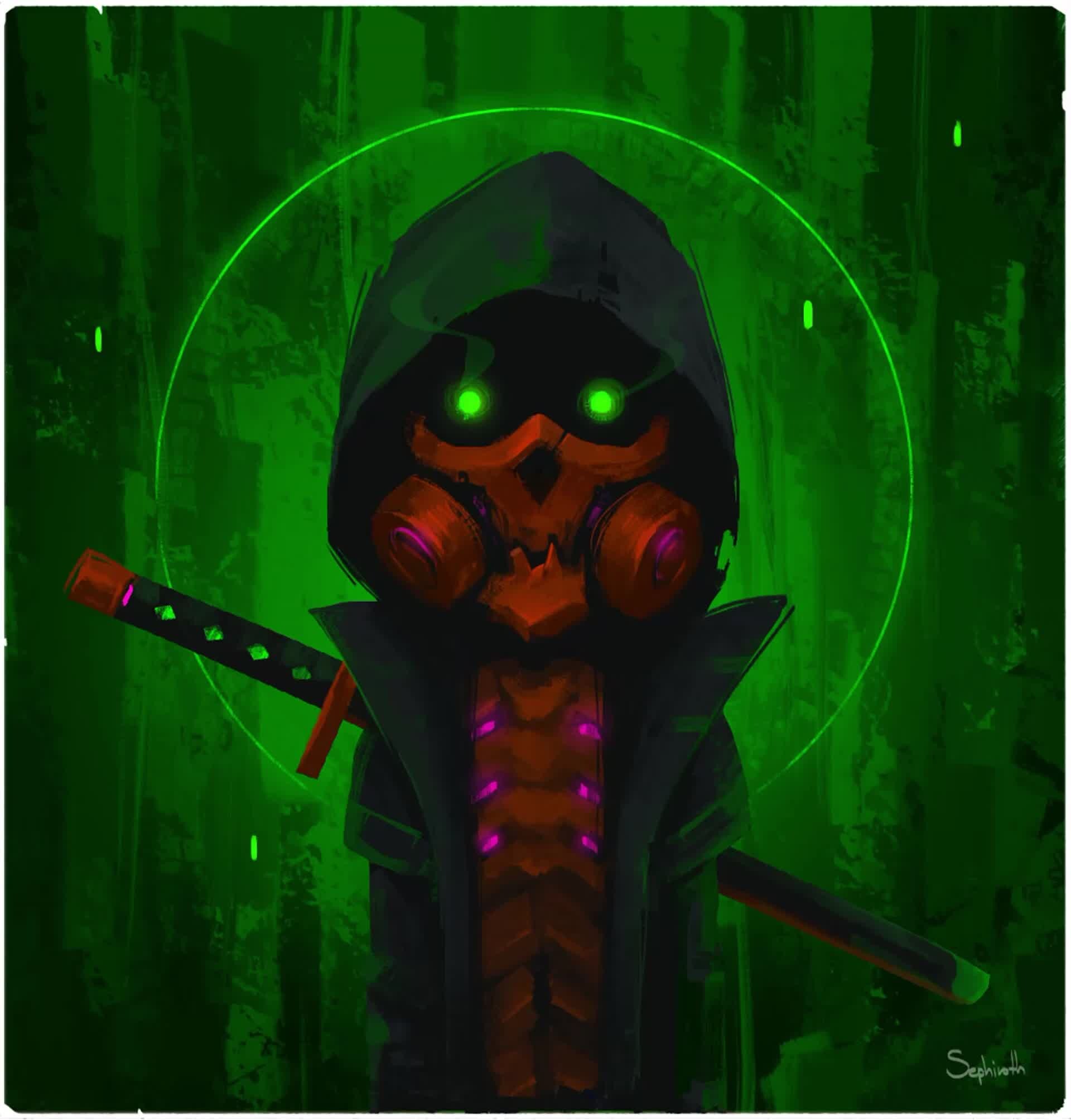 ArtStation - Cyber Samurai