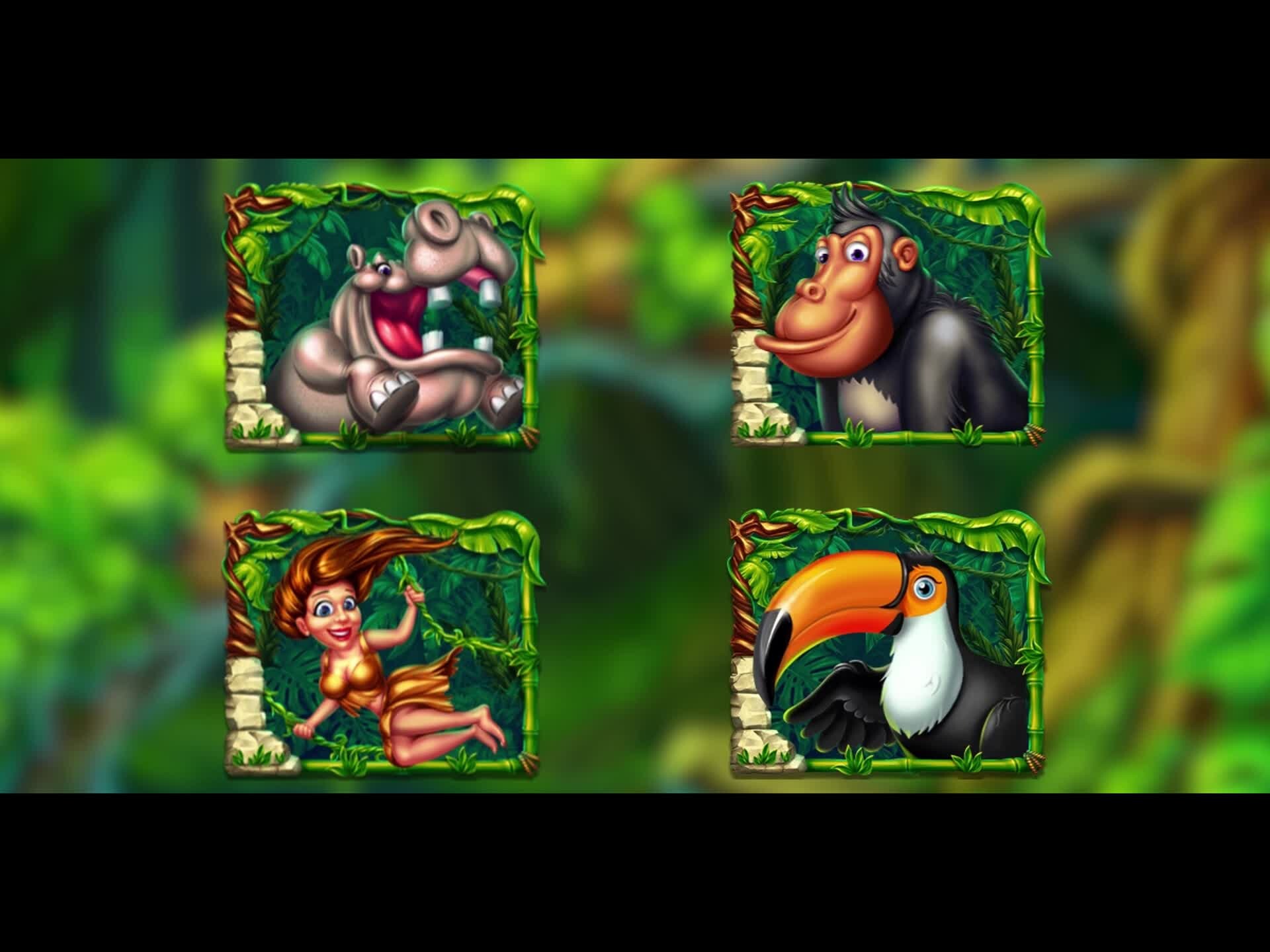 ArtStation - Jungle slot - Symbols Animation