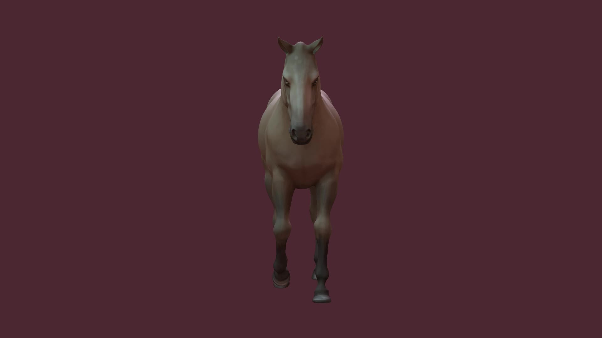 ArtStation - Horse Walk Cycle - 3D Animation