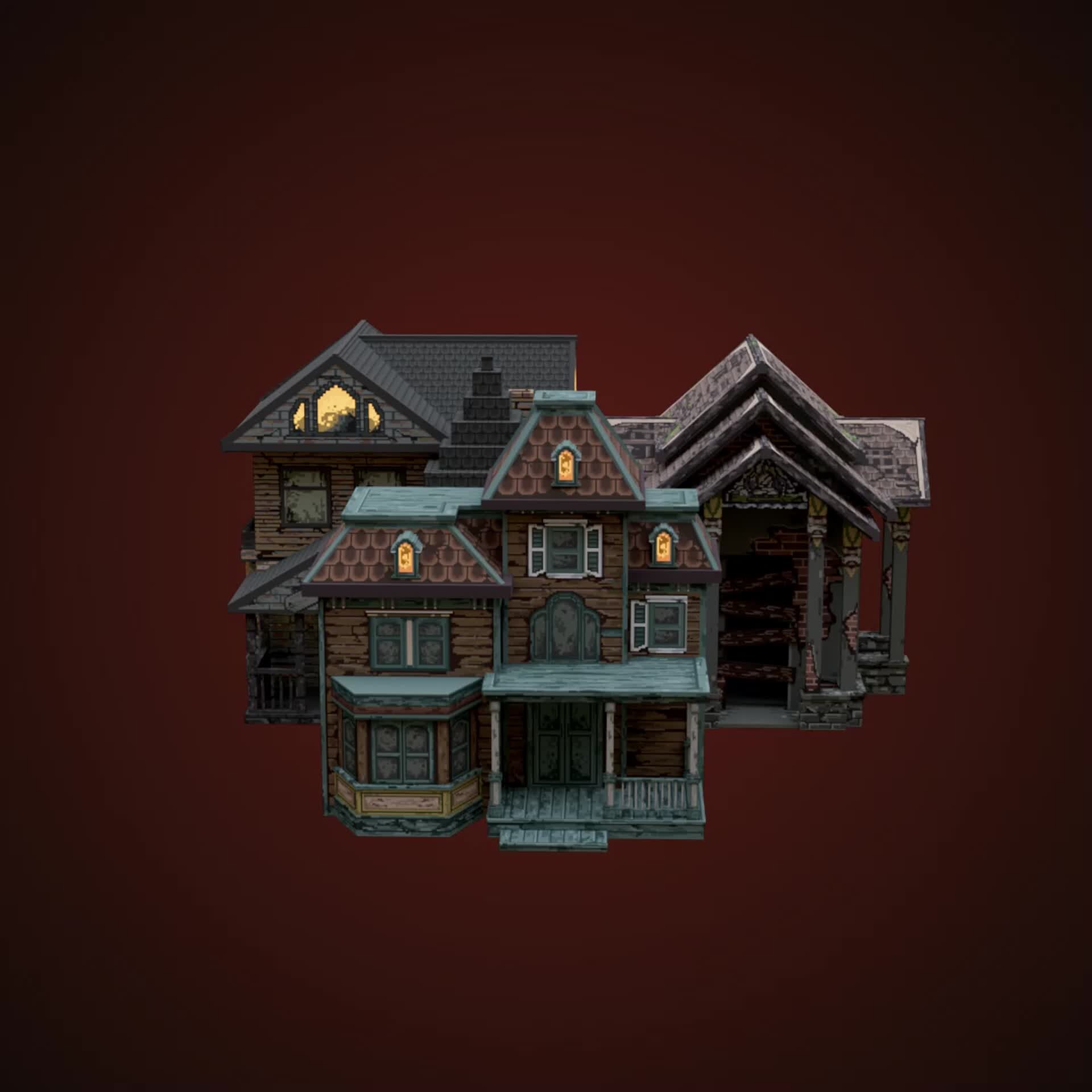 ArtStation - Huanted House 3 Design