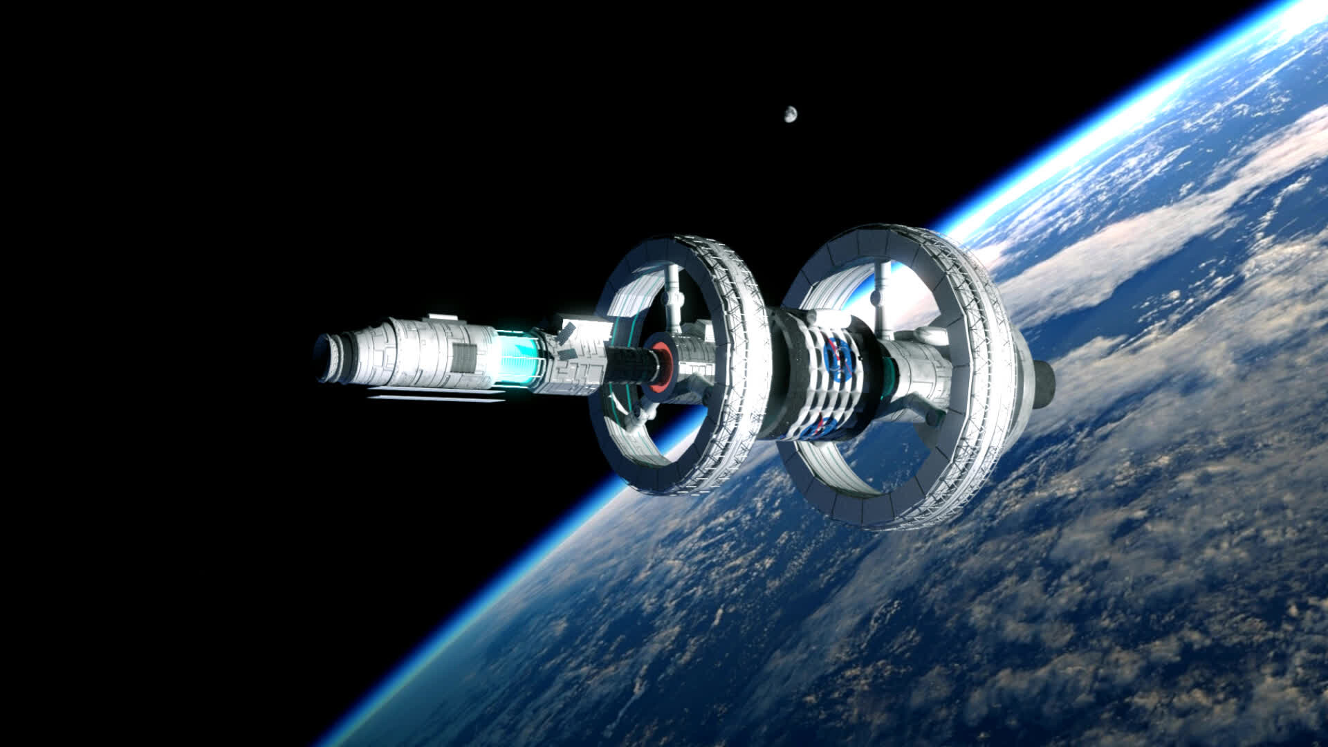 ArtStation - Spaceship 3D Scene