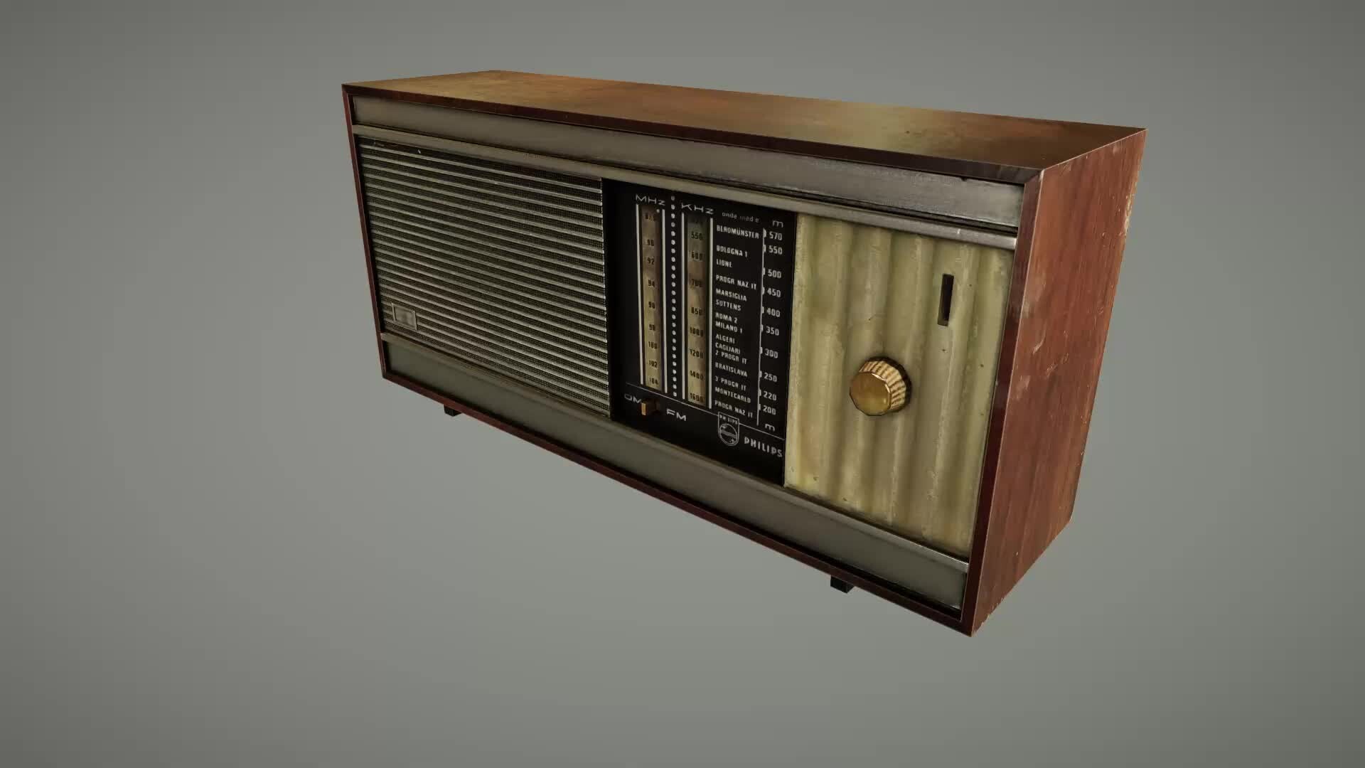 ArtStation - Interactive Radio - VR ready