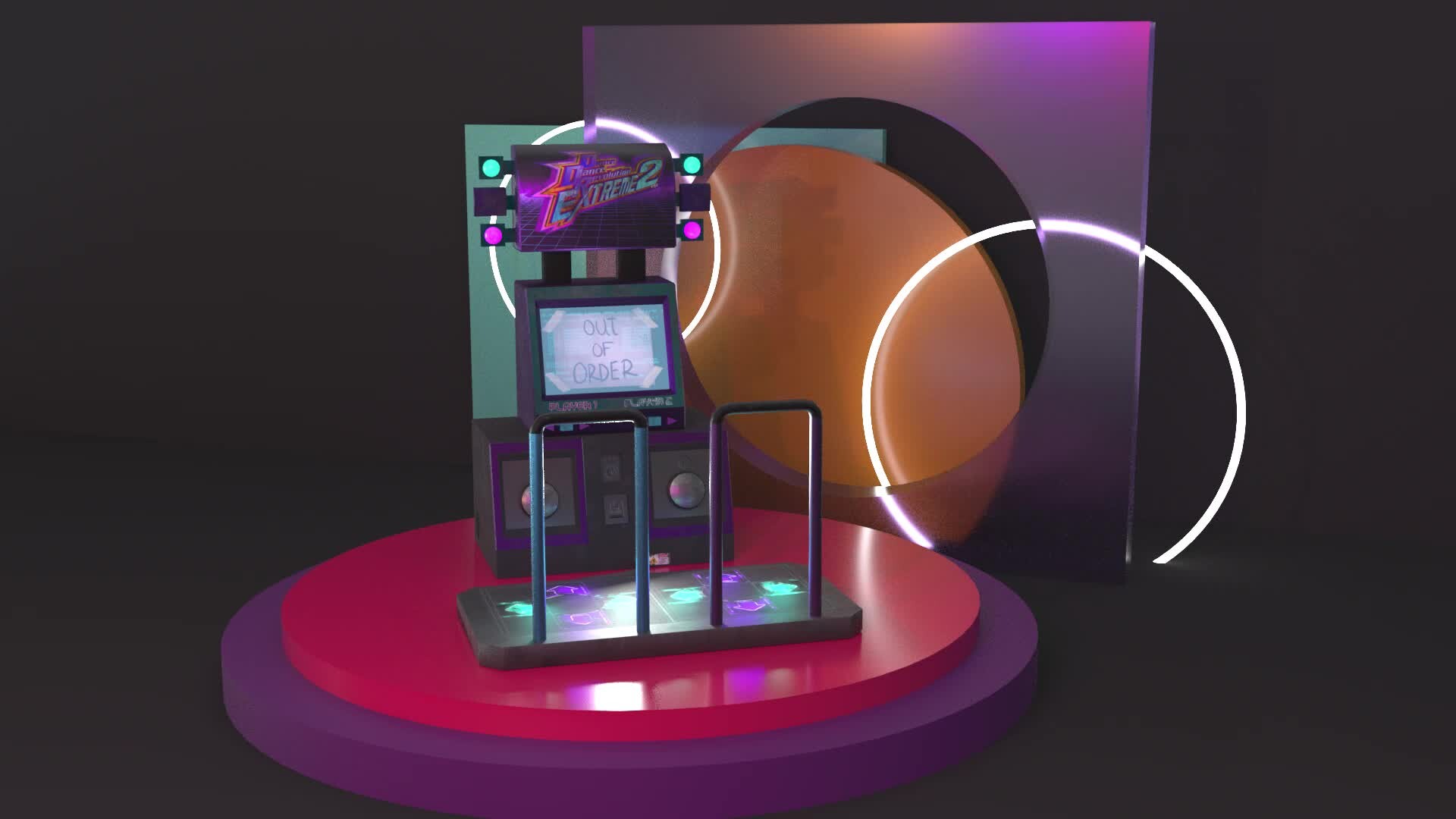 ArtStation - Dance Dance Revolution Machine