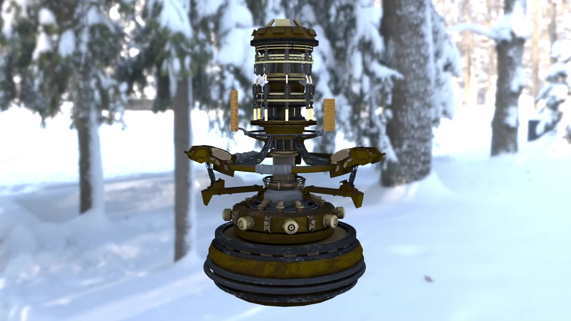 ArtStation - R23 Electric Alien Generator