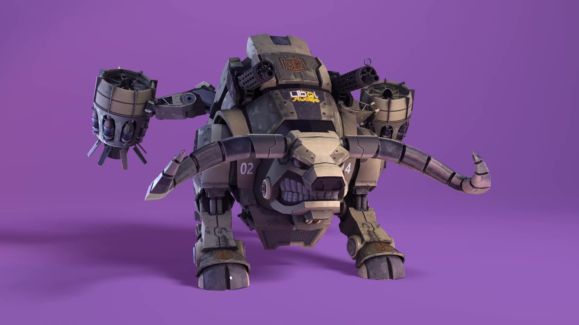 ArtStation - Mechanical Bull Rigging Project