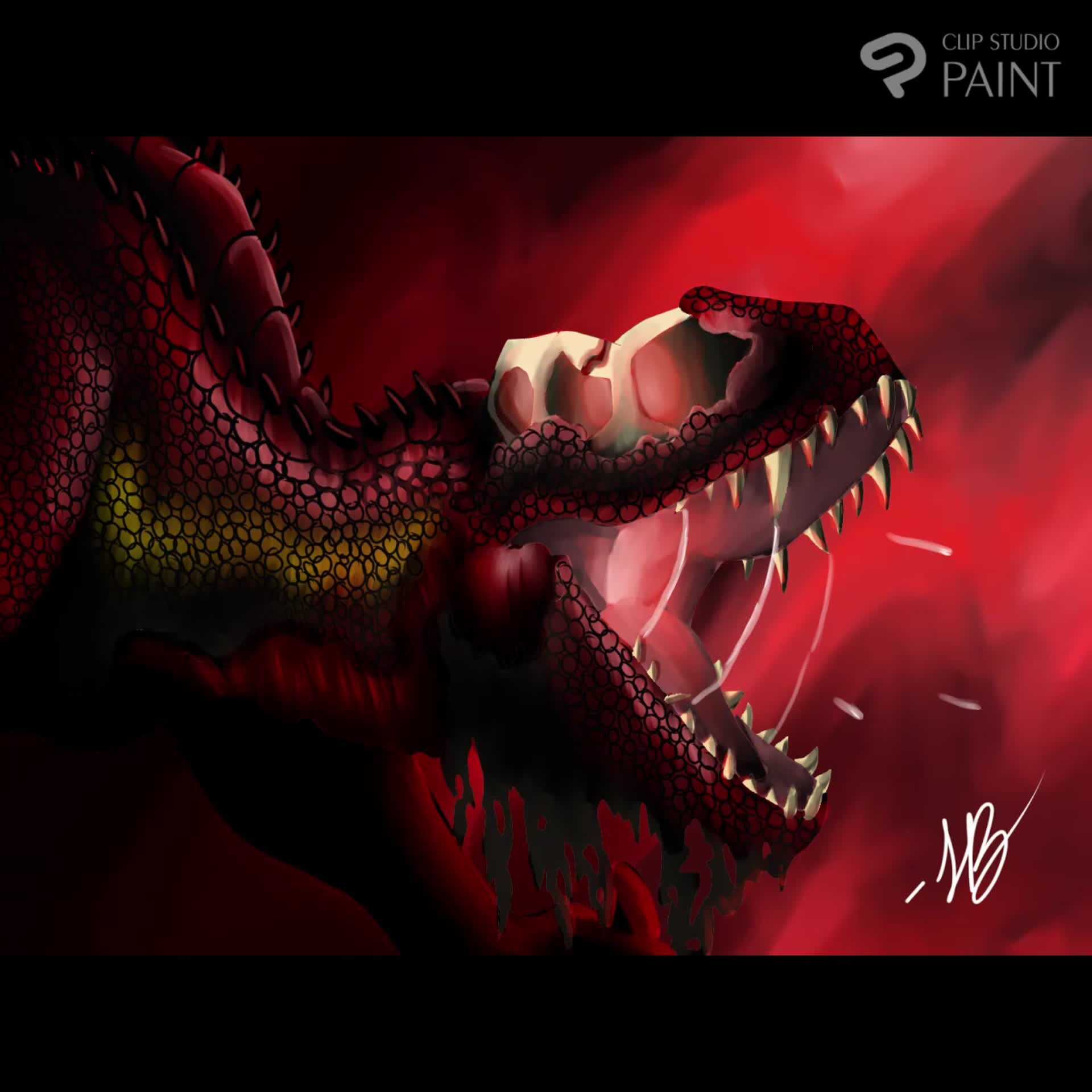 ArtStation - Zombie indoraptor