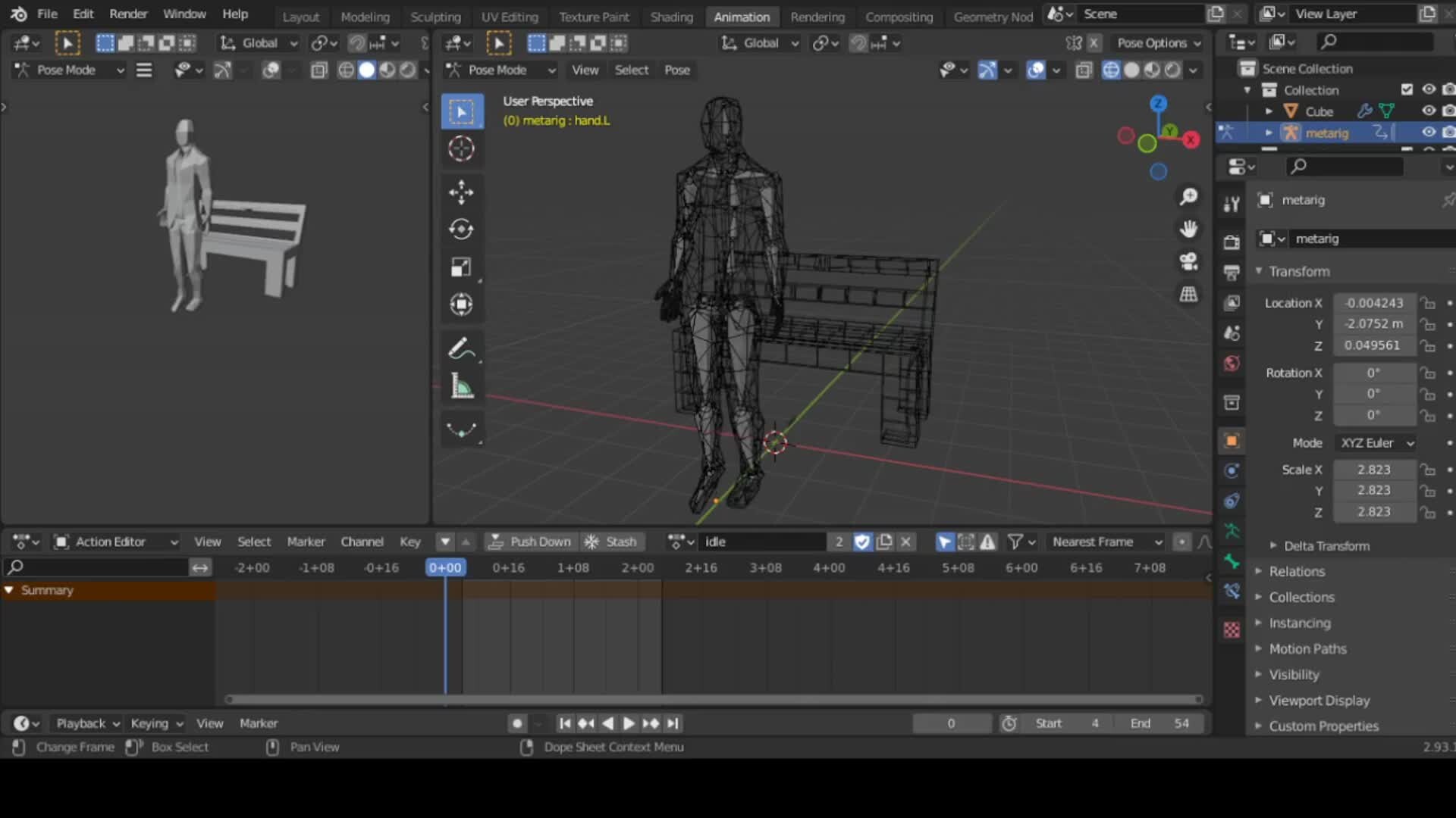 ArtStation - Animated Low poly human (perfect loop)