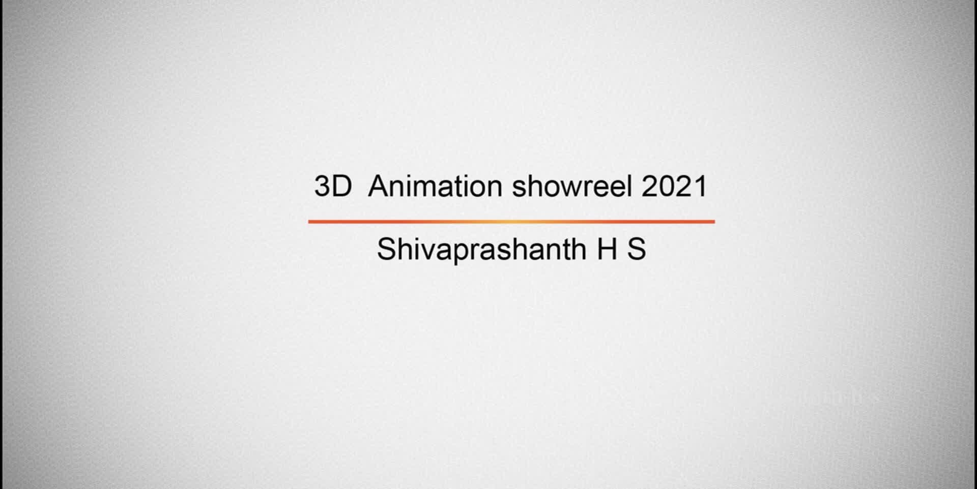 ArtStation - 3D Animation Showreel