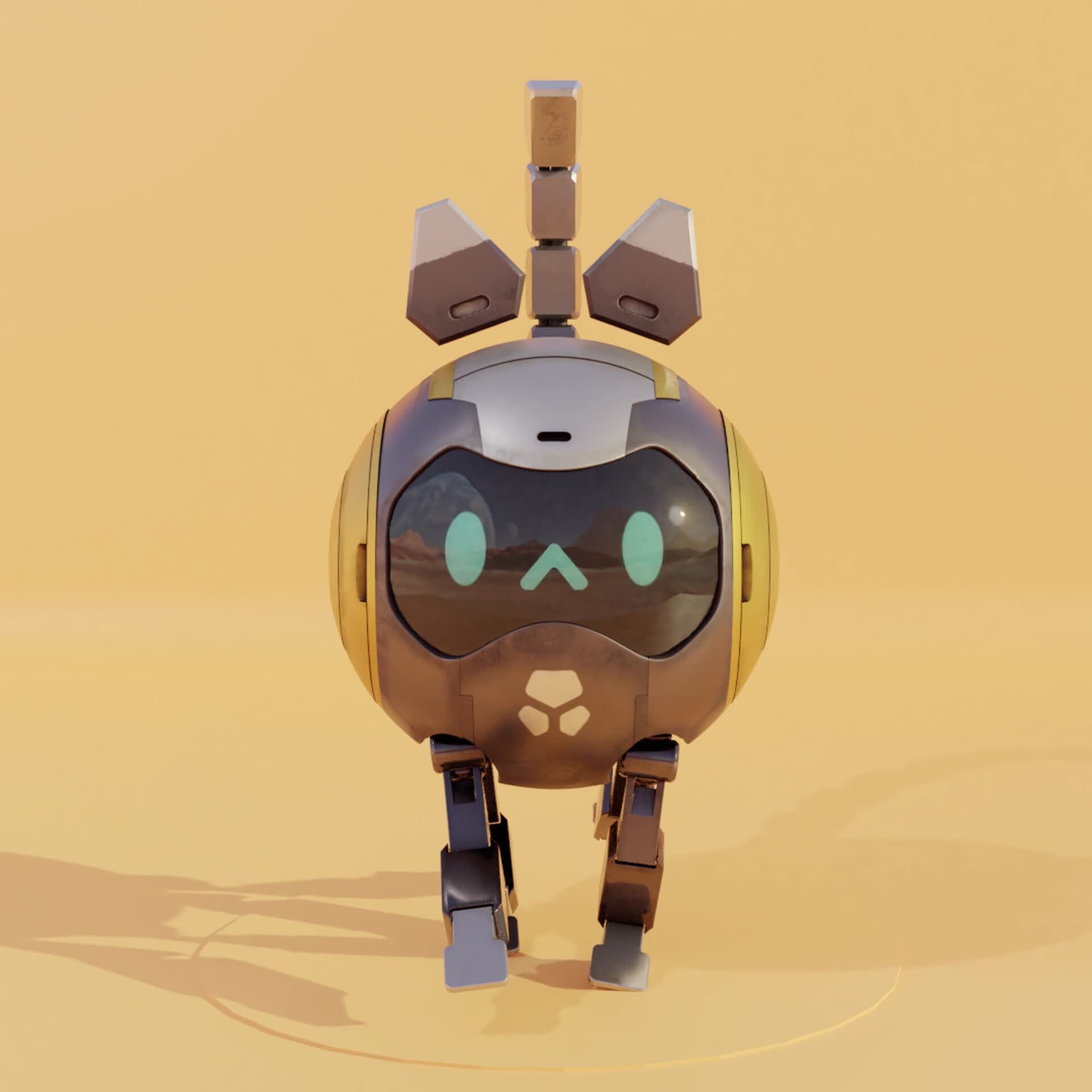 ArtStation - Hard-Surface robot cat