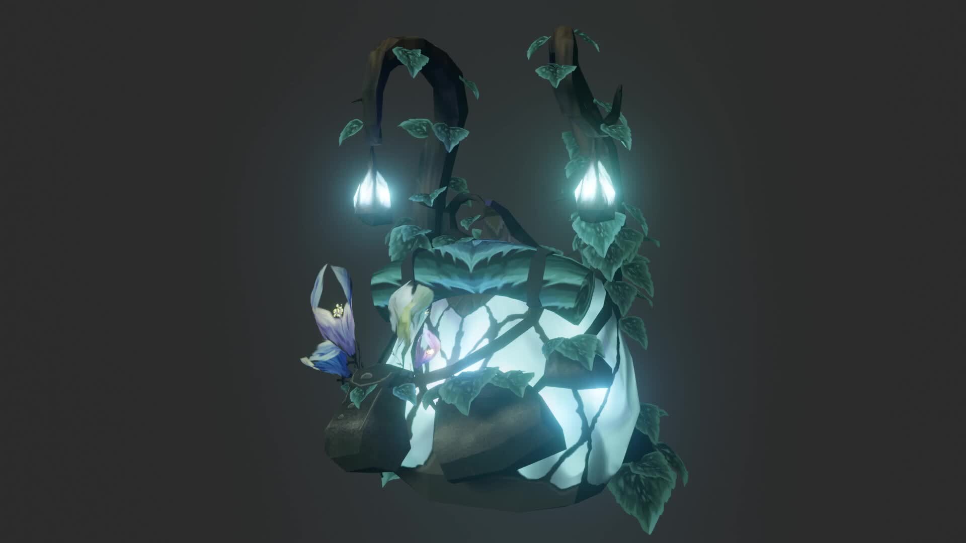 ArtStation - World of Warcraft - Night Fae backpack- 3D