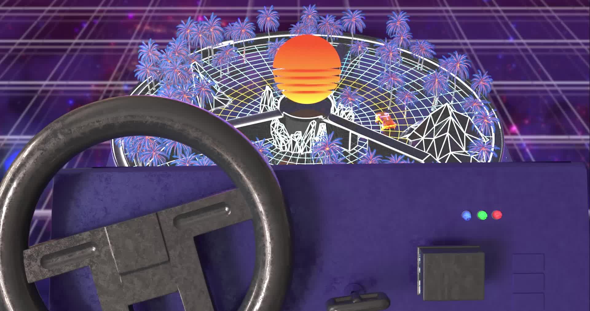 ArtStation - loop slot-machine retrowave from ussr