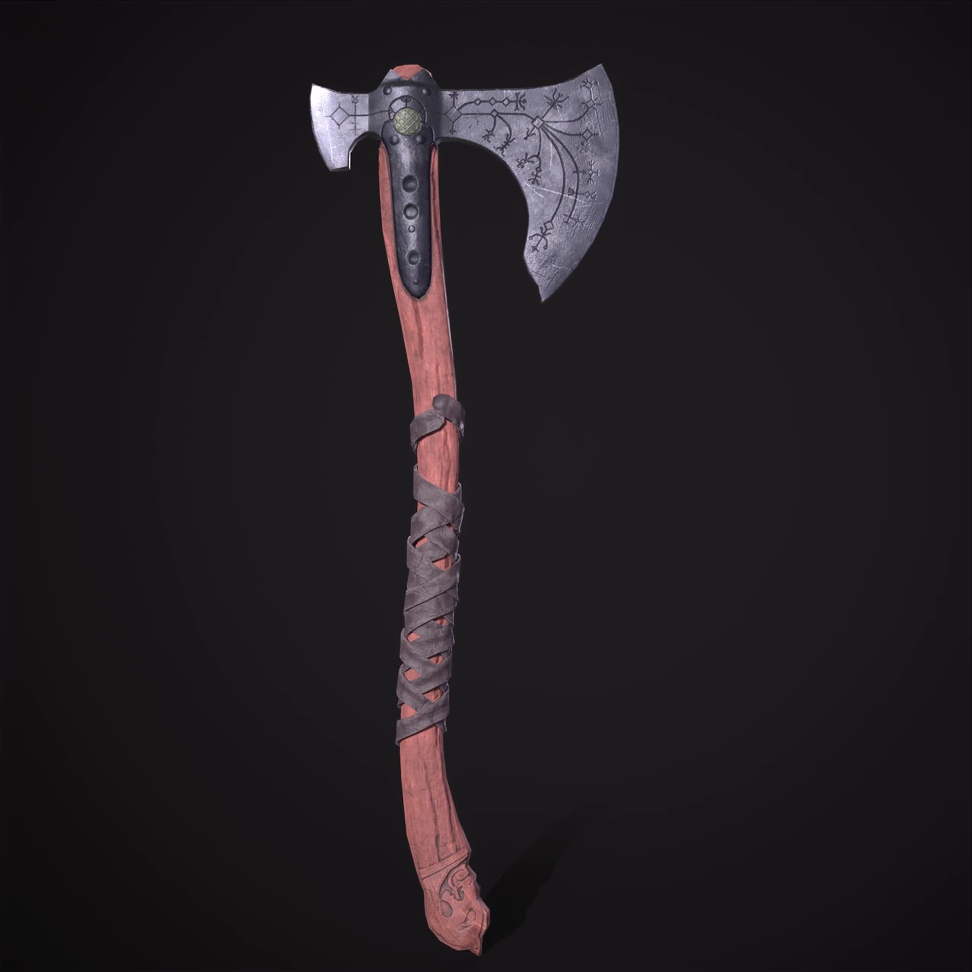 ArtStation - God of War - Leviathan Axe - Low Poly Game Ready Asset