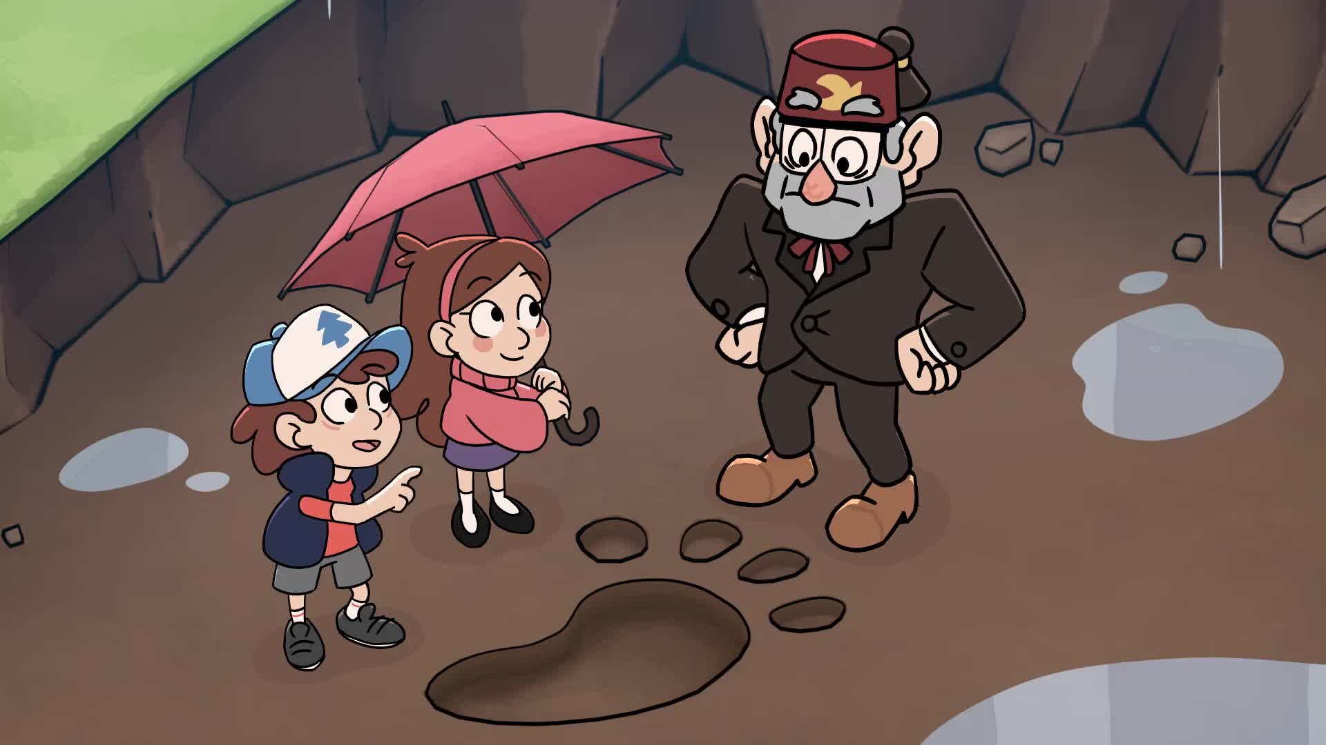 ArtStation - Gravity Falls intro reanimated part