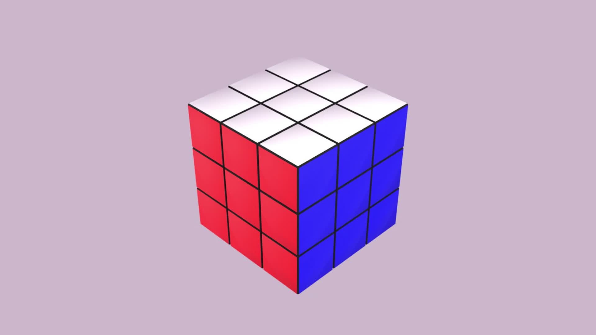 ArtStation - Rubik cube animation