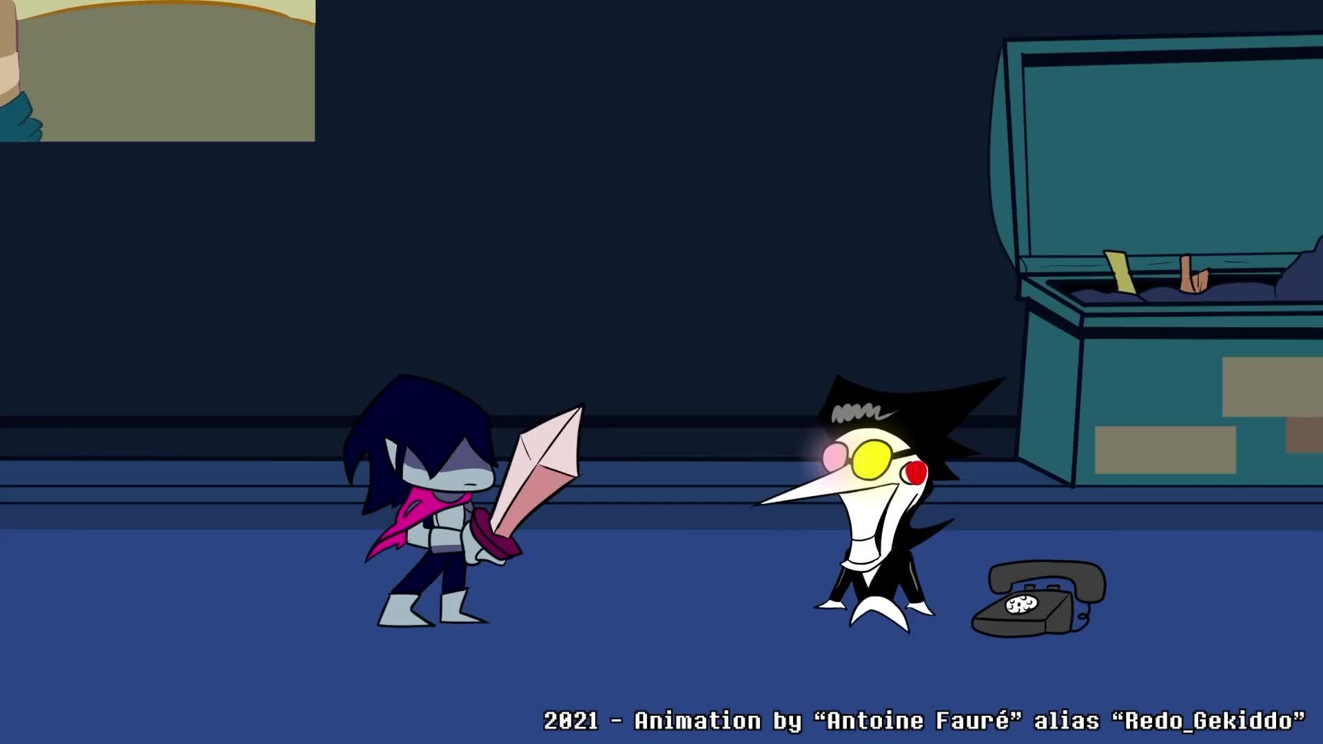 ArtStation - DELTARUN - Spamton's Big Deal ANIMATED