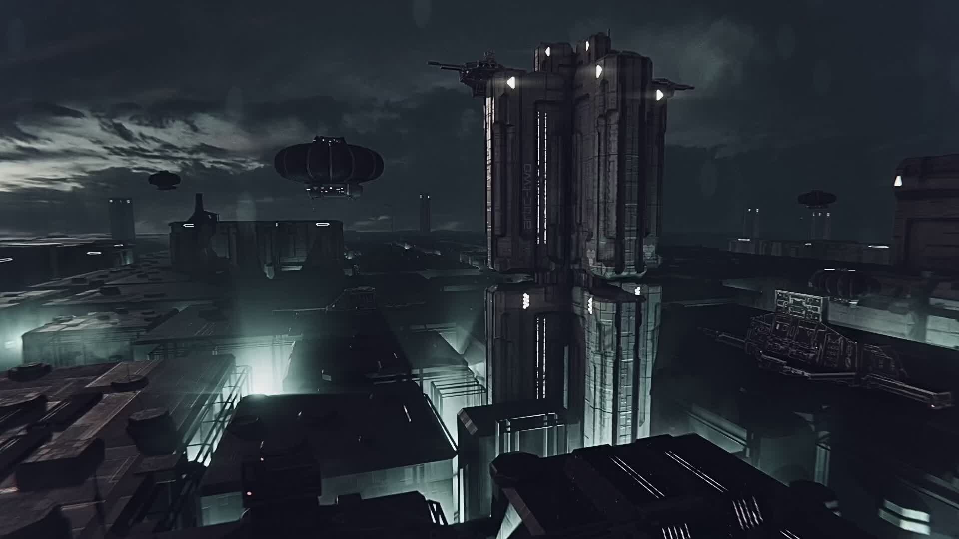 ArtStation - Dark city.