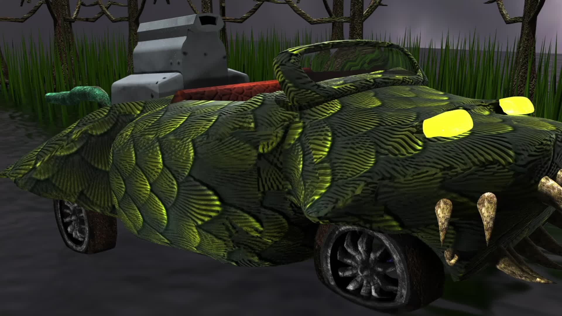 ArtStation - Alligator Car