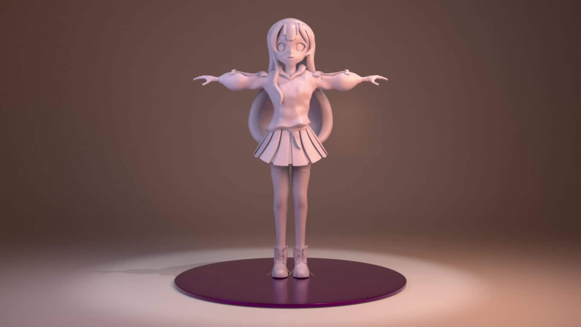 ArtStation - 3D Model Character Turnaround