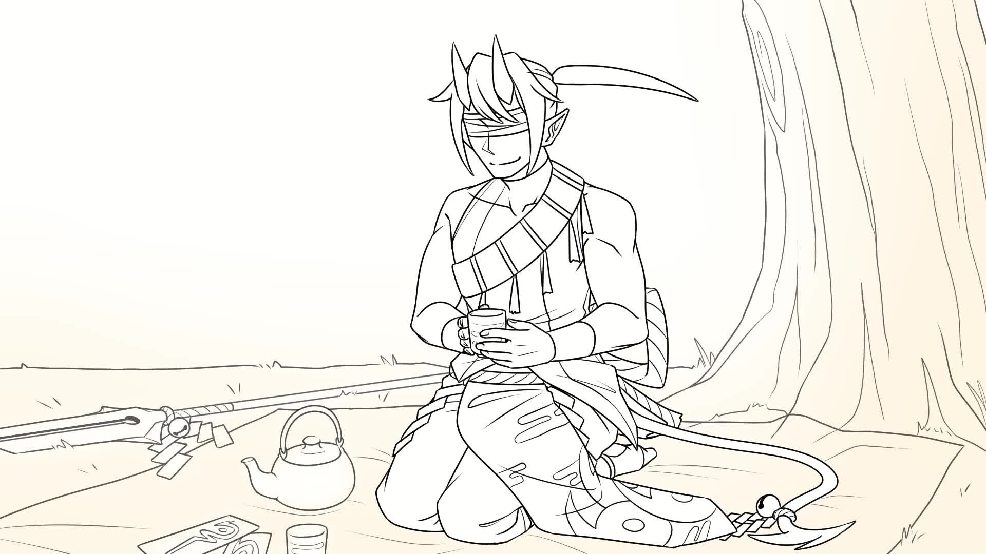 ArtStation - Tail animation