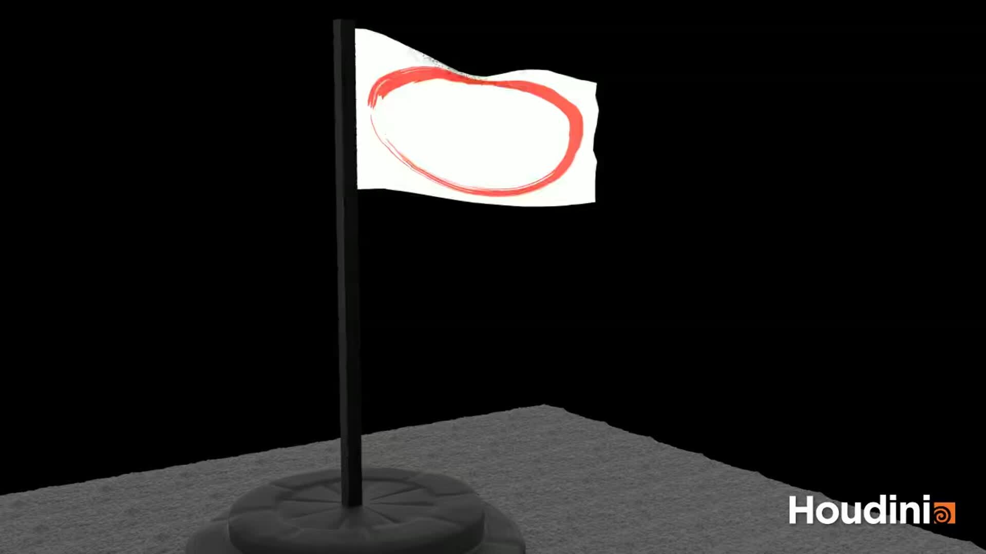 ArtStation - Flag Tearing