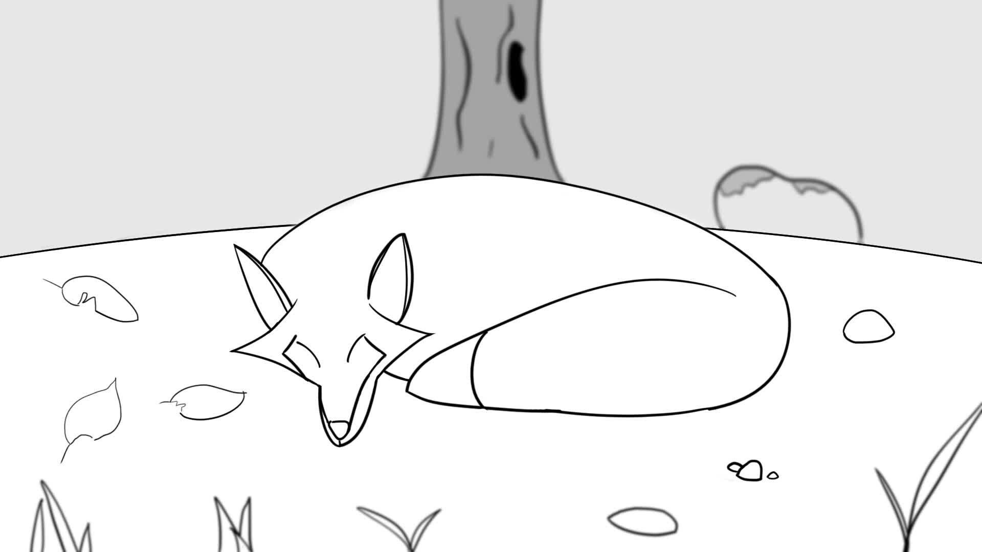 ArtStation - Fox Tail Animation (rough)