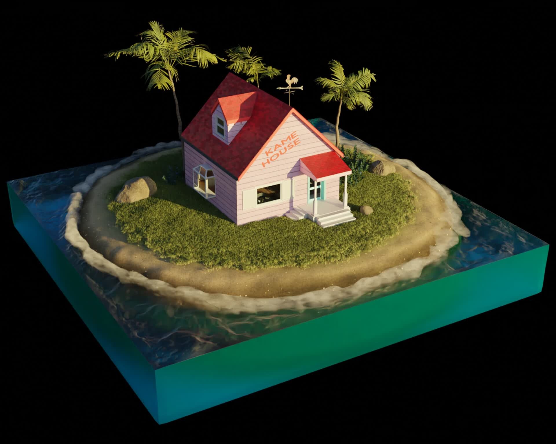 ArtStation - Kami House - Dragon Ball