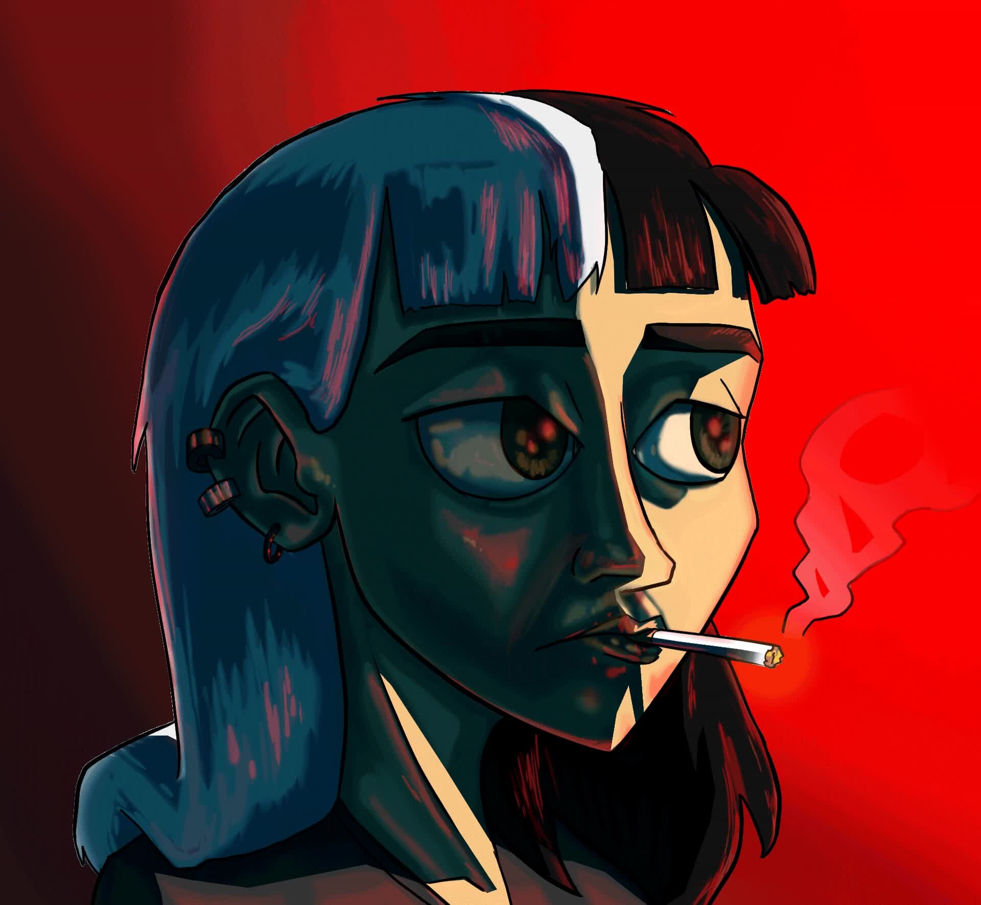 ArtStation - Tane al rojo vivo (Tane is on fire!)