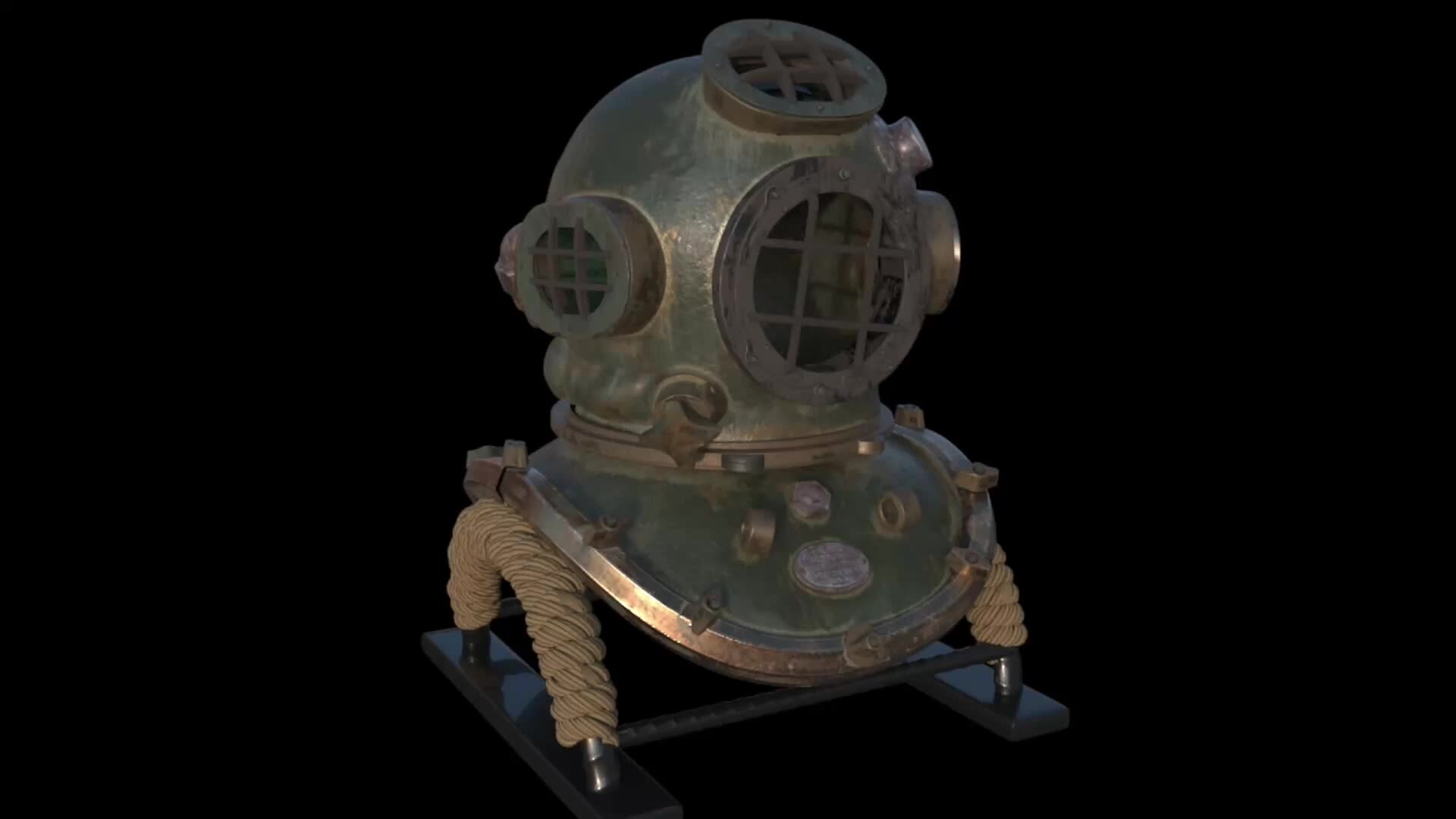 ArtStation - WW2 Diving Helmet