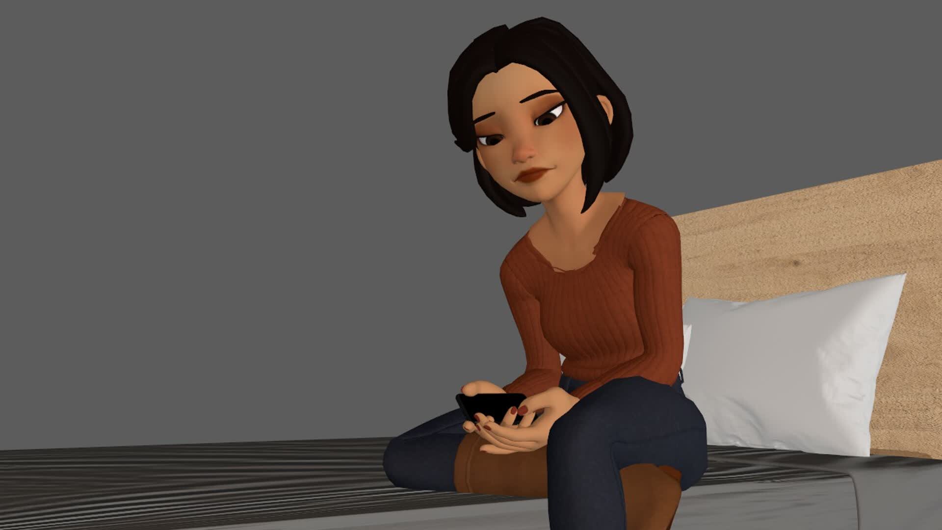 ArtStation - Character Animation Pantomime Scene 2