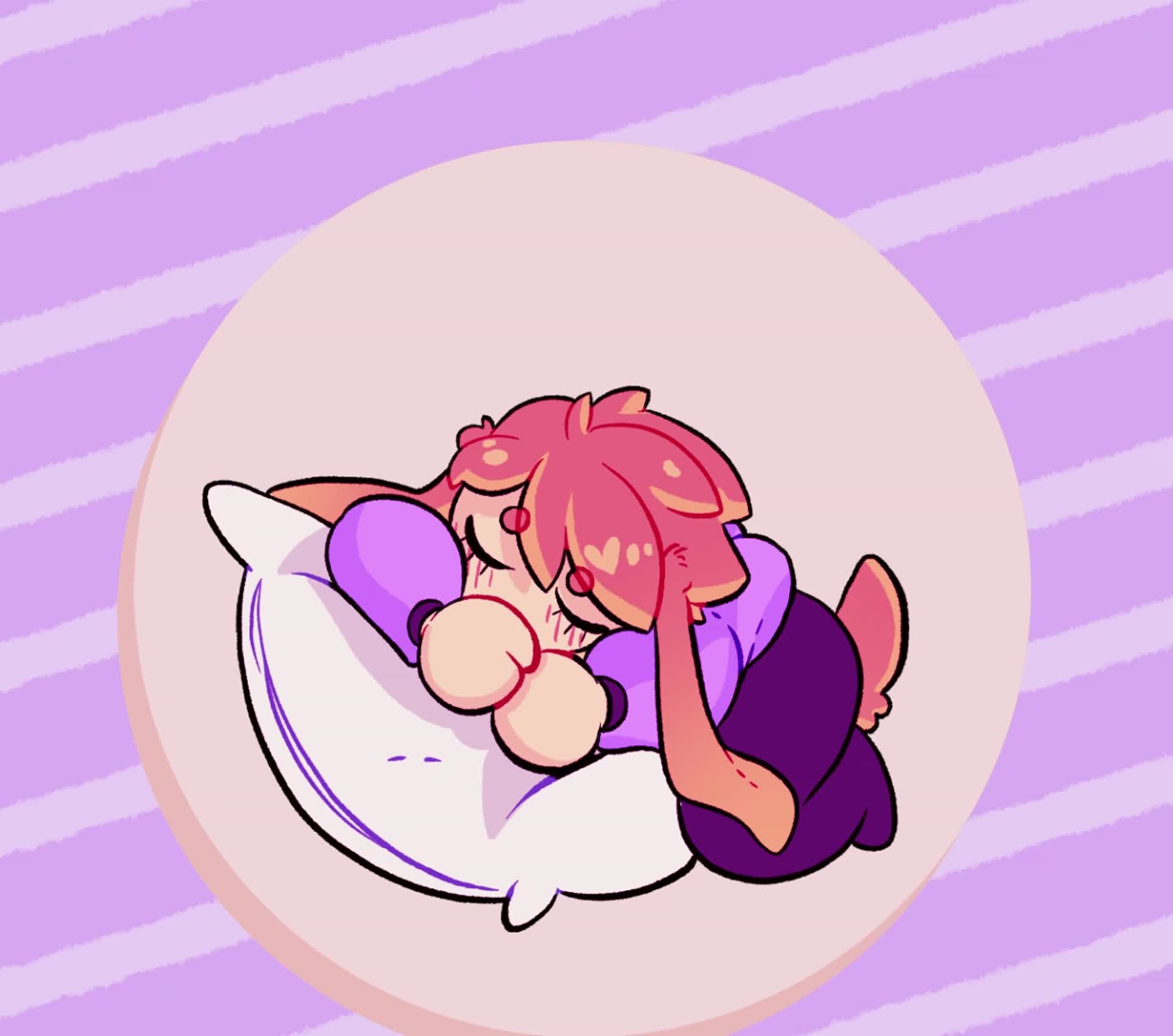 ArtStation - sleep character - looping ani