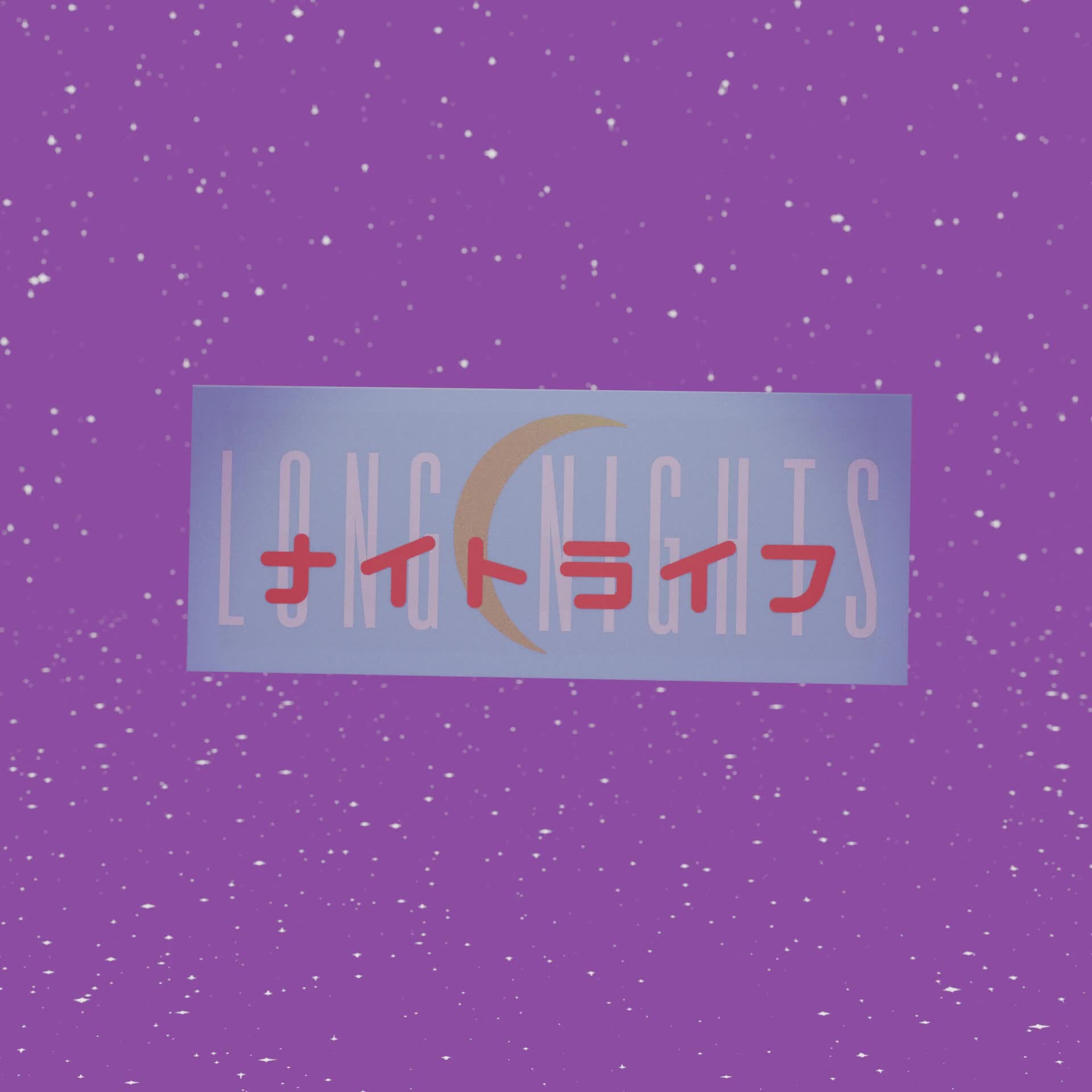 ArtStation - Long Nights / Night Life - car decal ad style mockup